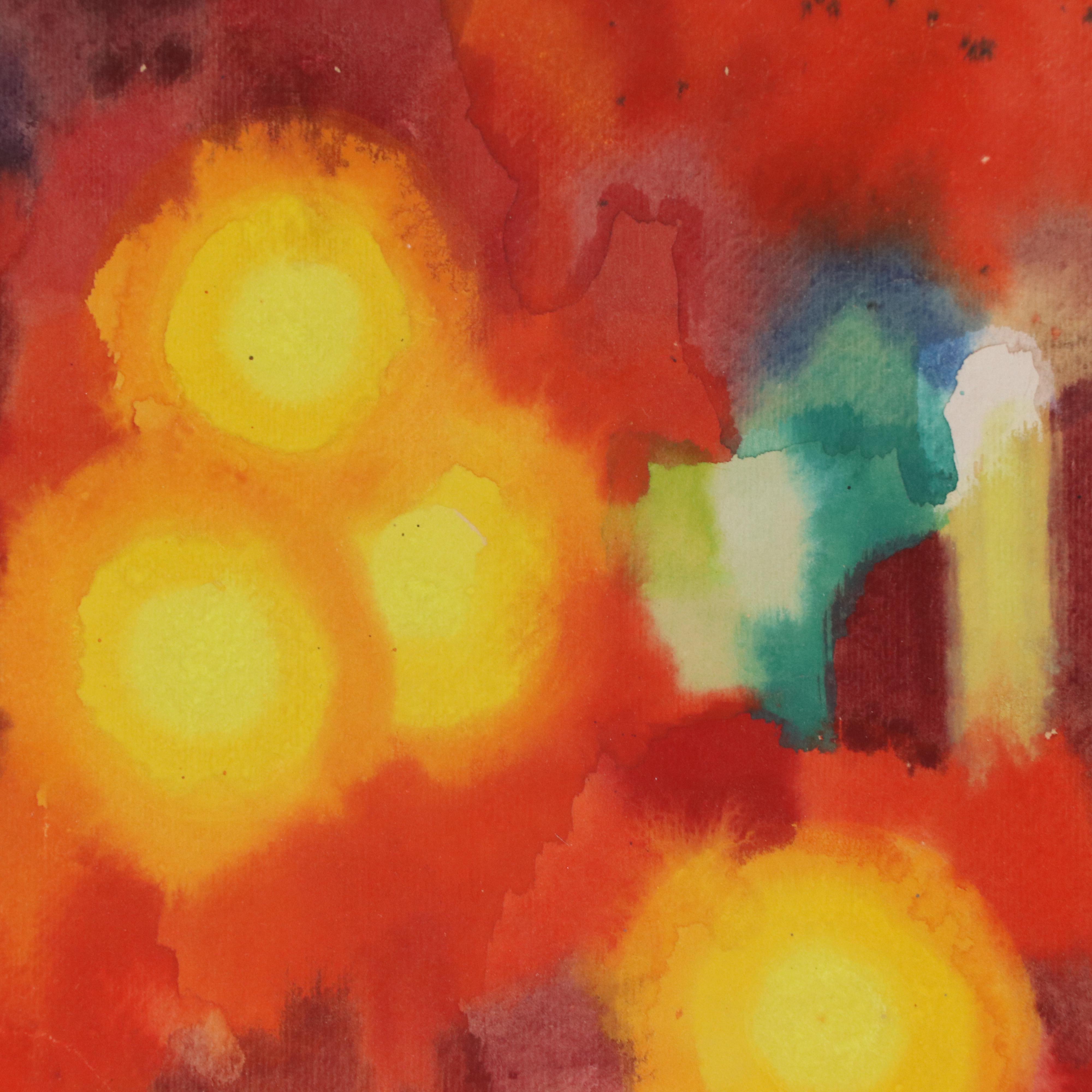 Eleanor Coen Abstract Non-Objective Watercolor Painting | EBTH