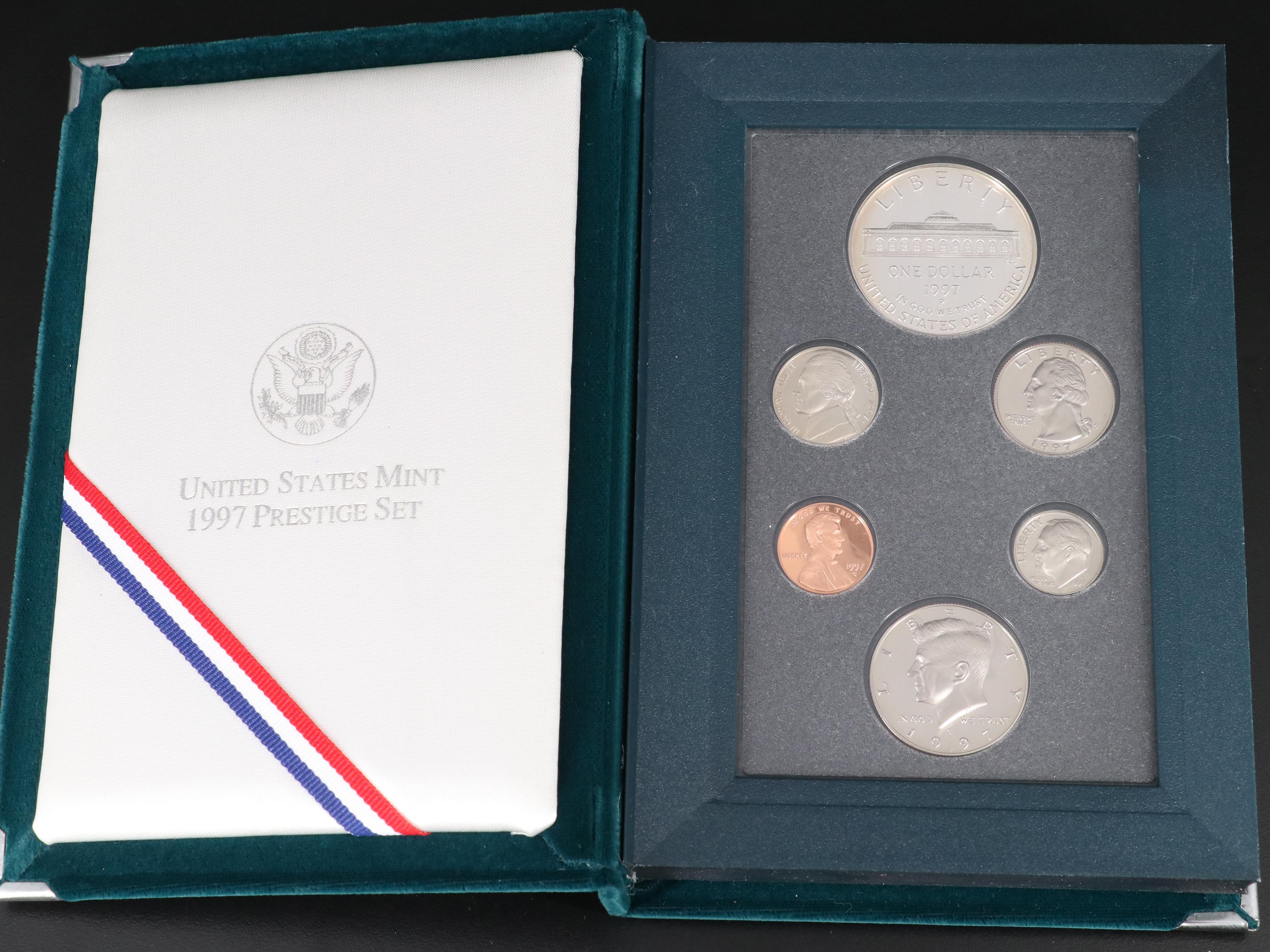 1994 and 1997 U.S. Mint Prestige Proof Sets | EBTH