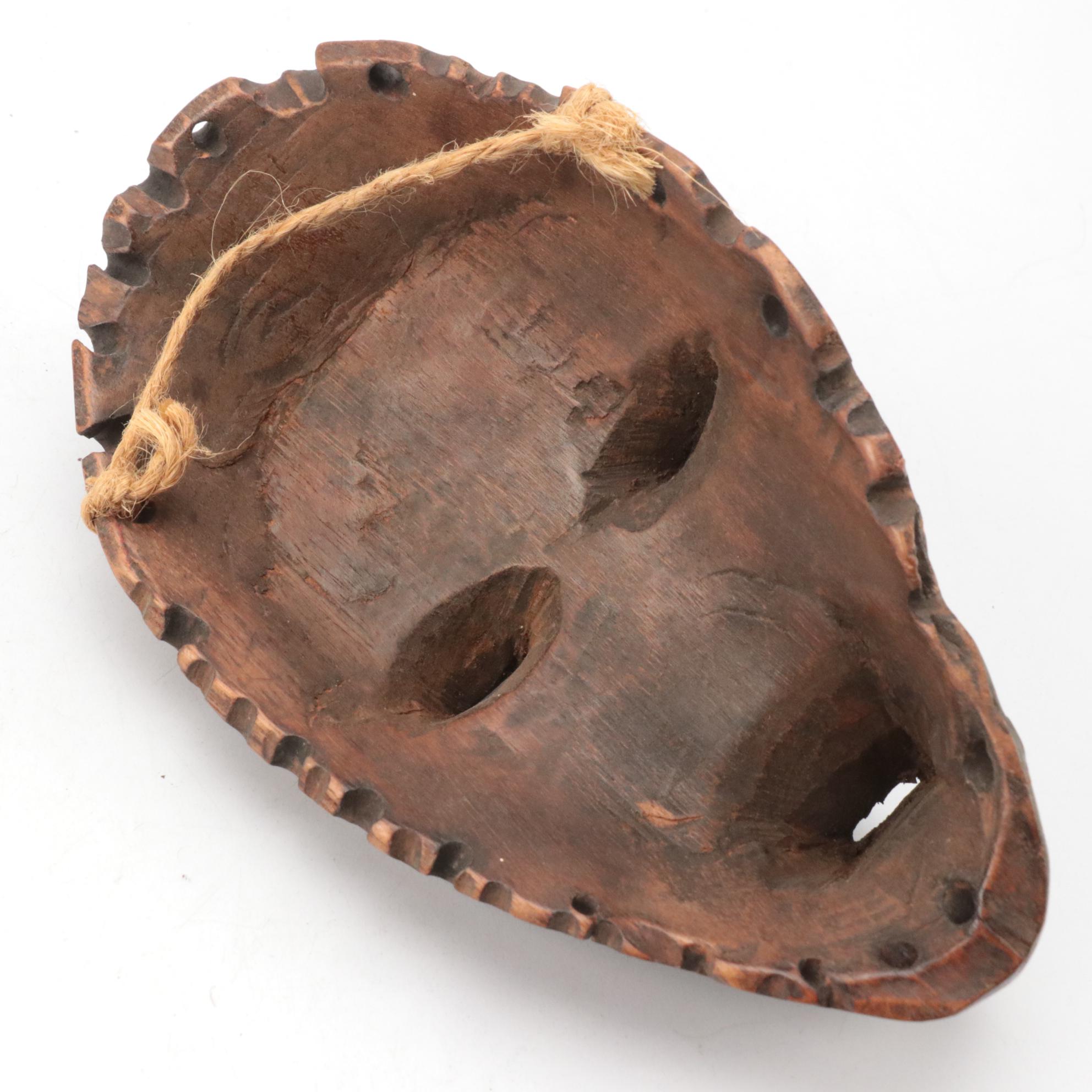 Ivory Coast Dan "Zakpai" and Other Dan Carved Wooden Passport Masks | EBTH