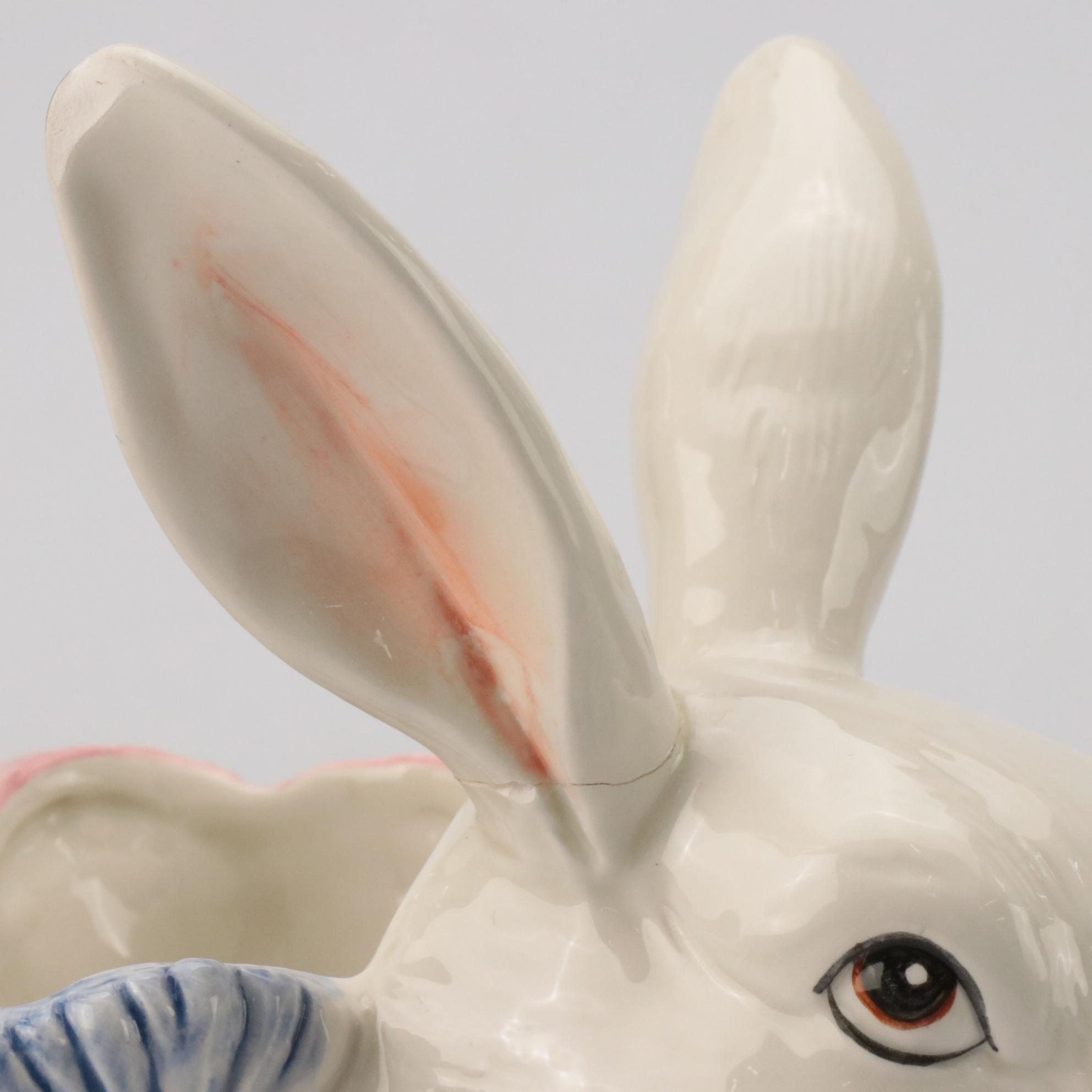 Fitz & Floyd Rabbit Pitcher and Other Tureen | EBTH