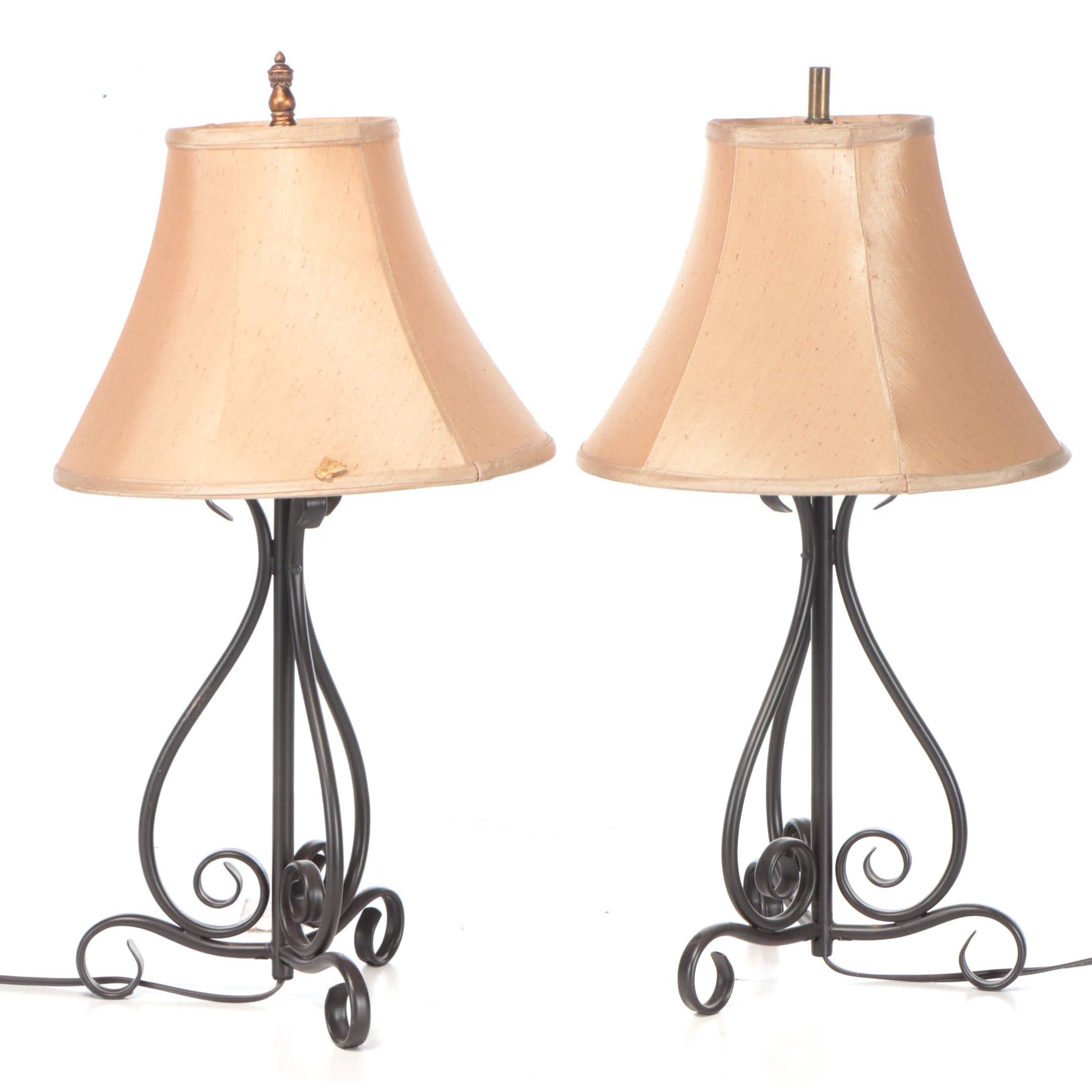 Black Wrought Iron Table Lamps | EBTH