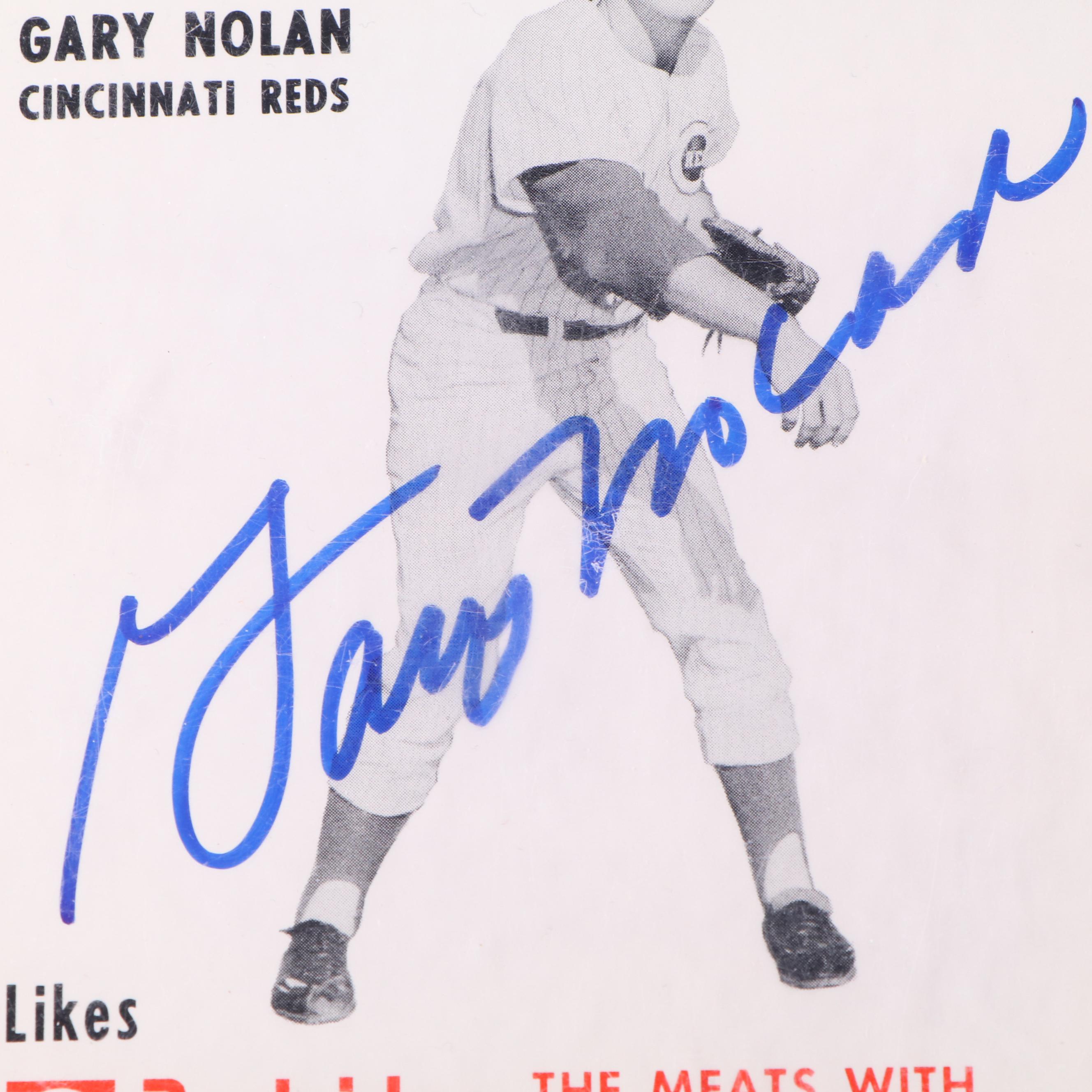 Cincinnati Reds Signed Baseball Cards with Sparky Anderson, Gary Nolan ...