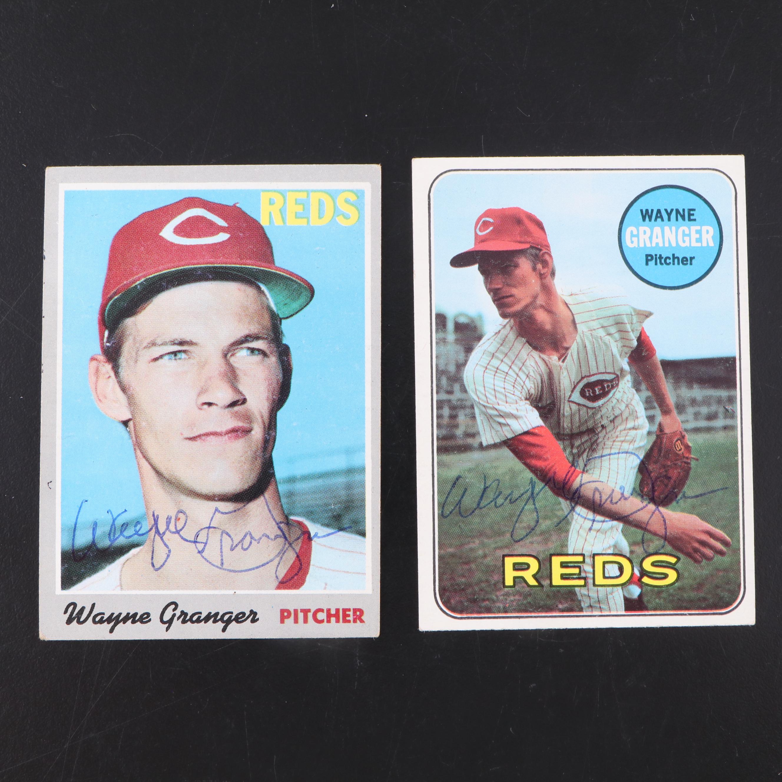 Cincinnati Reds Signed Baseball Cards with Sparky Anderson, Gary Nolan ...
