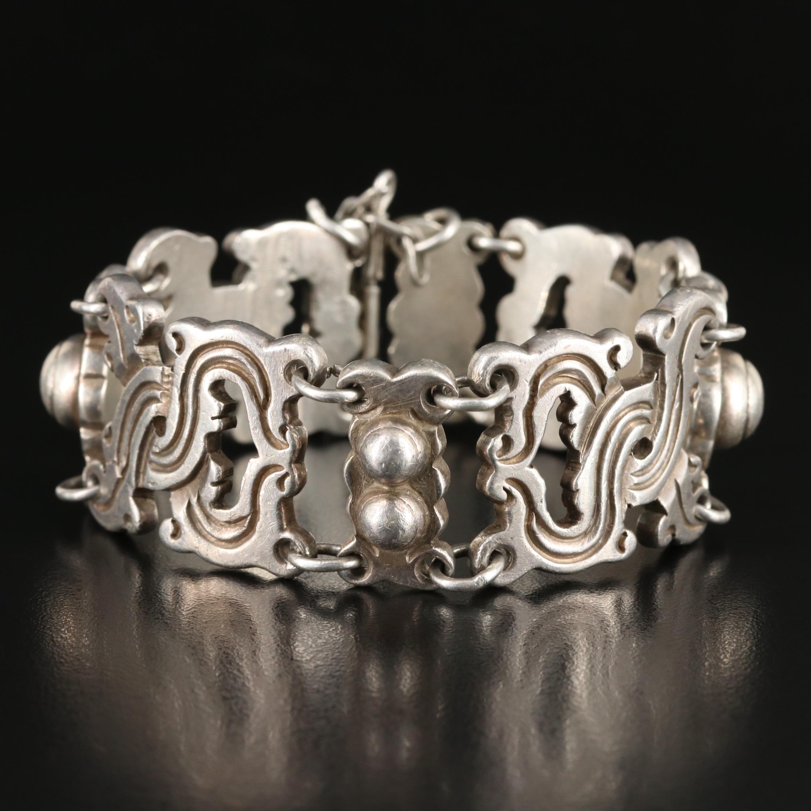 Circa 1940 William Spratling Sterling Silver Bracelet | EBTH
