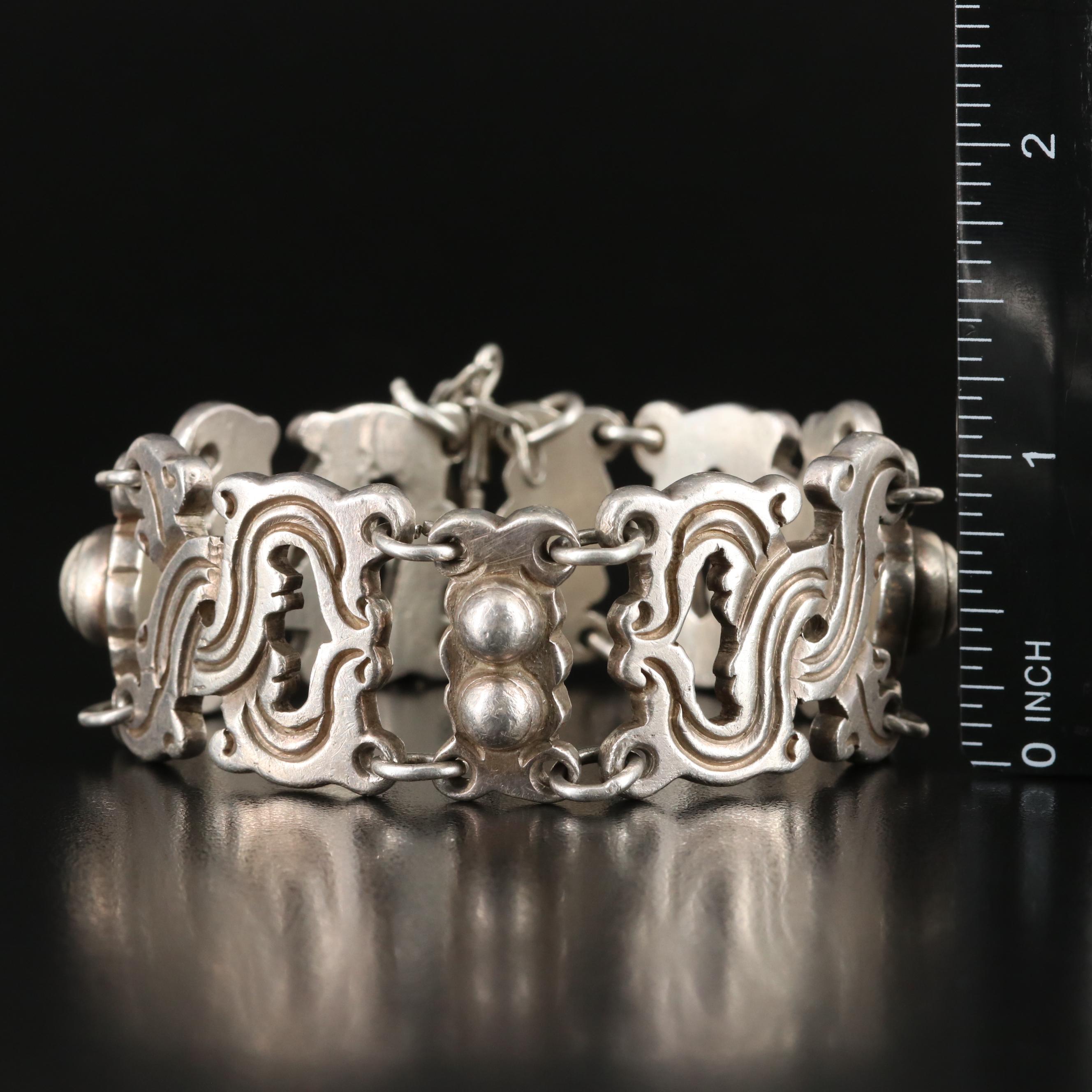 Circa 1940 William Spratling Sterling Silver Bracelet | EBTH