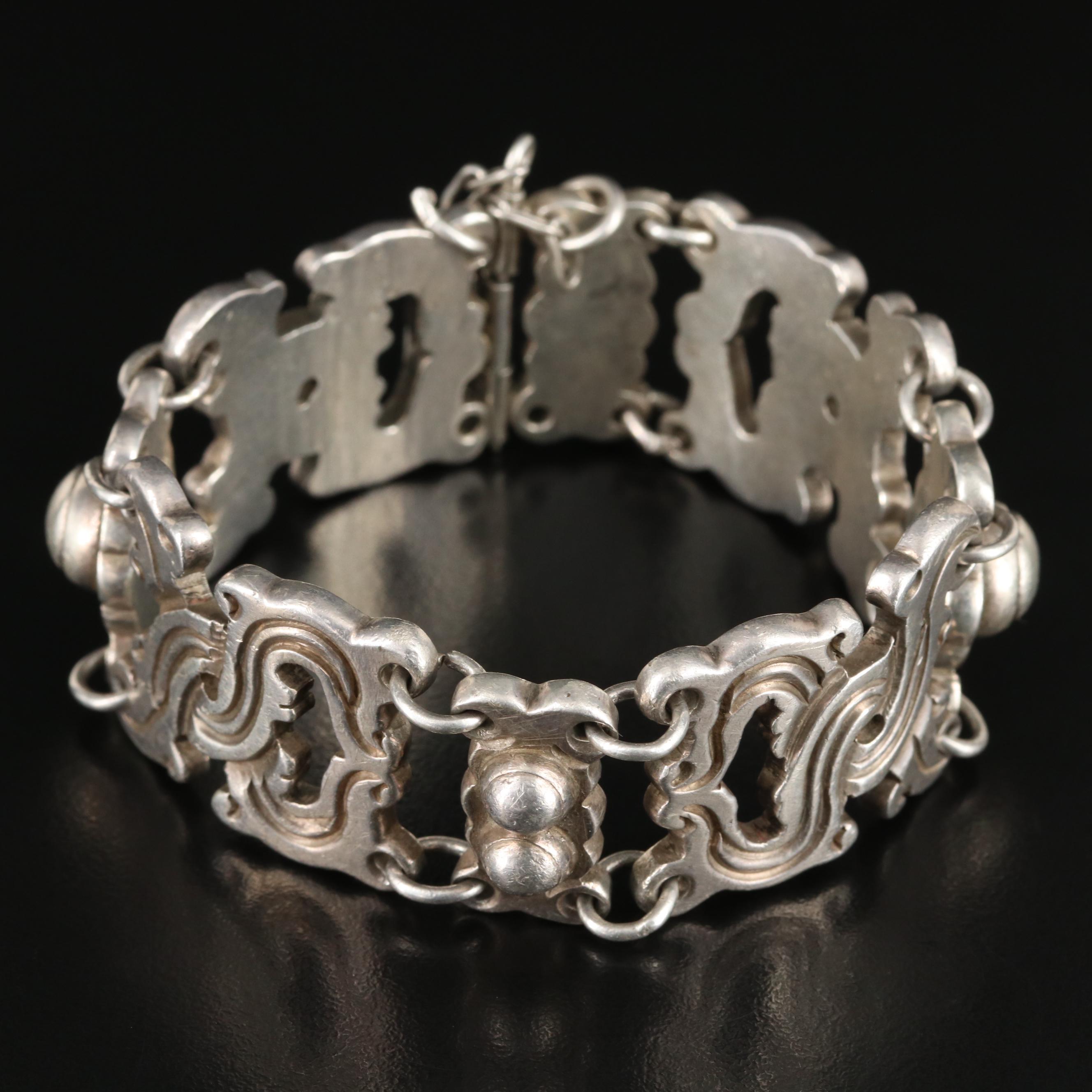 Circa 1940 William Spratling Sterling Silver Bracelet | EBTH