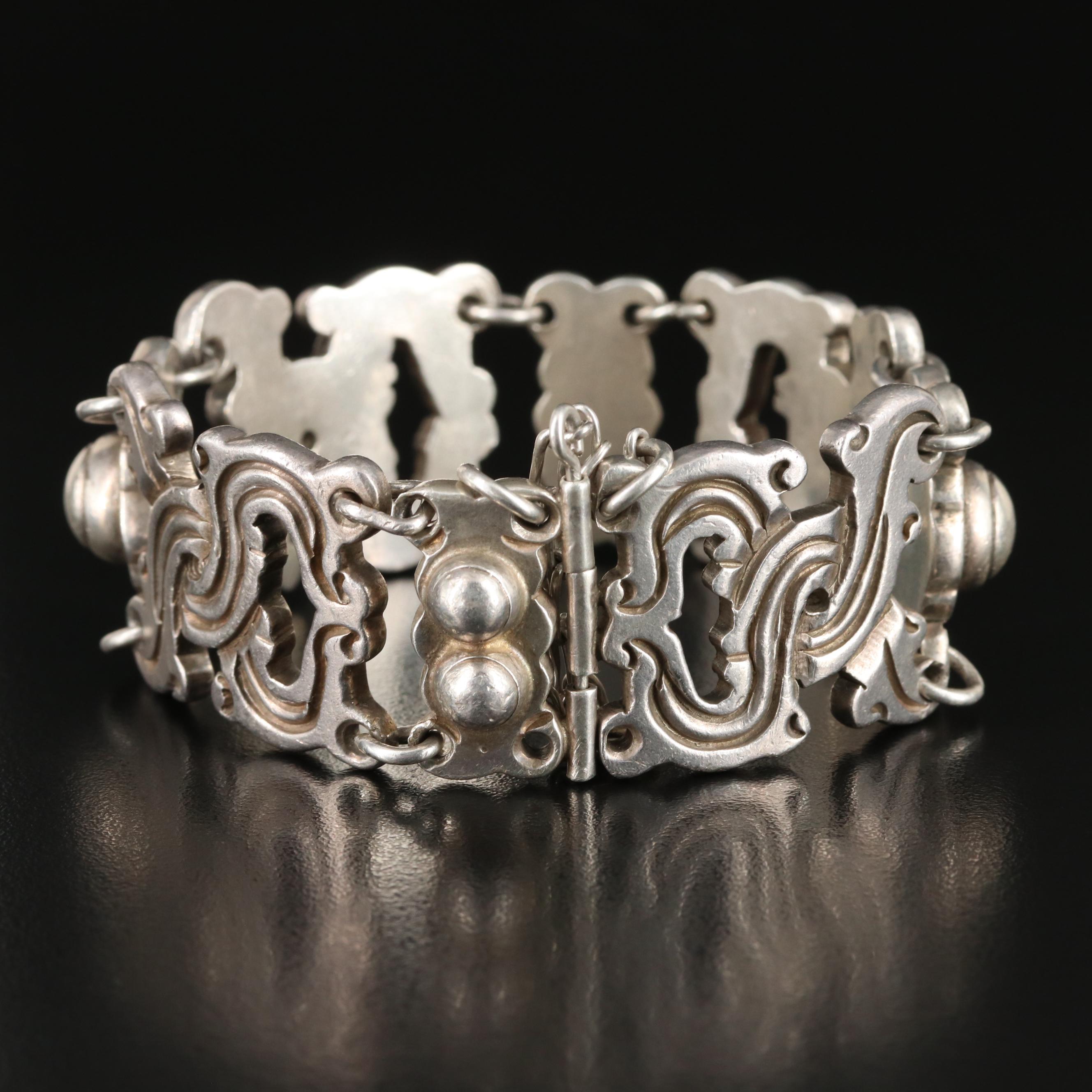 Circa 1940 William Spratling Sterling Silver Bracelet | EBTH