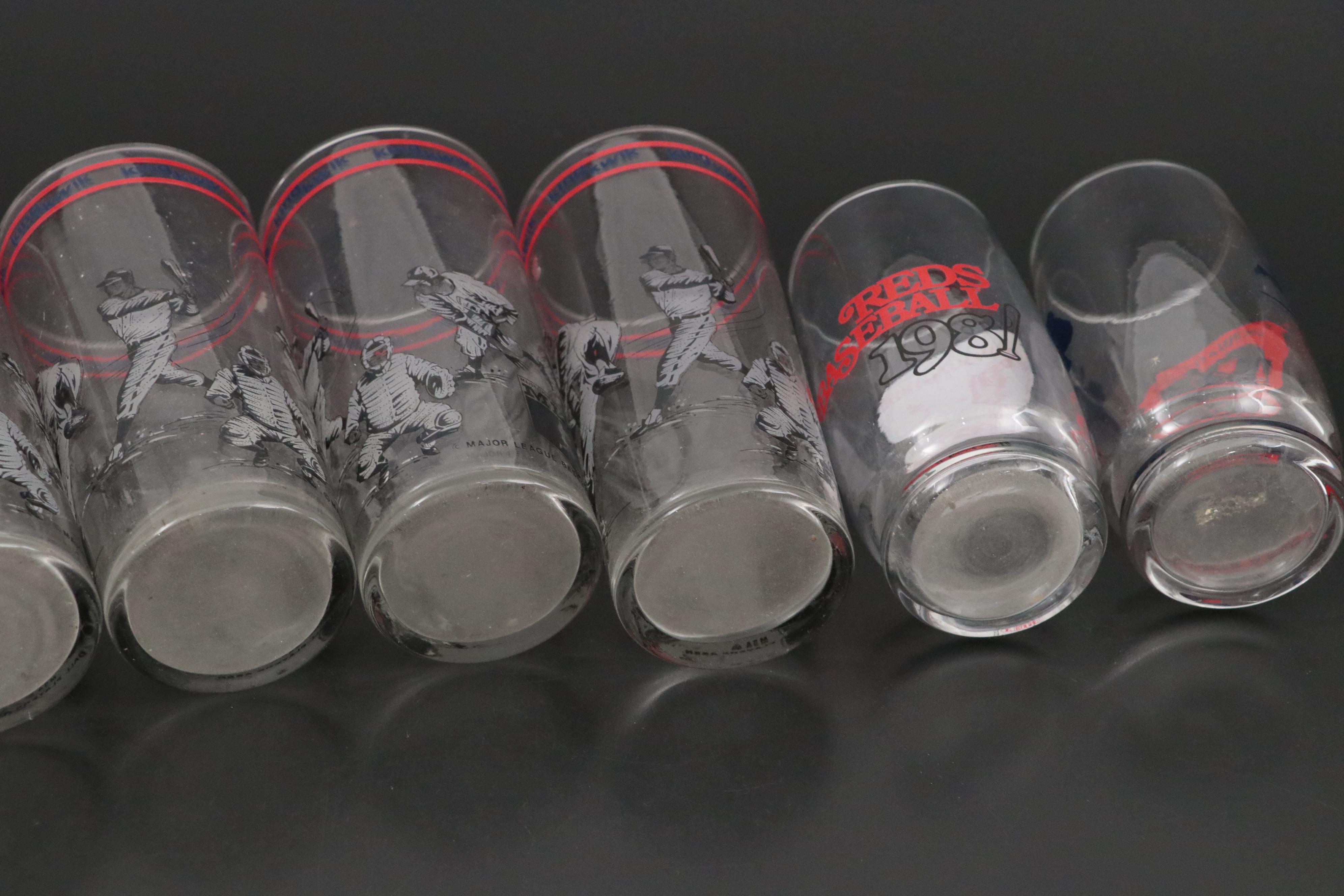 Cincinnati Reds Beer Mugs, Drinking Glasses, Candy Jar, and More | EBTH