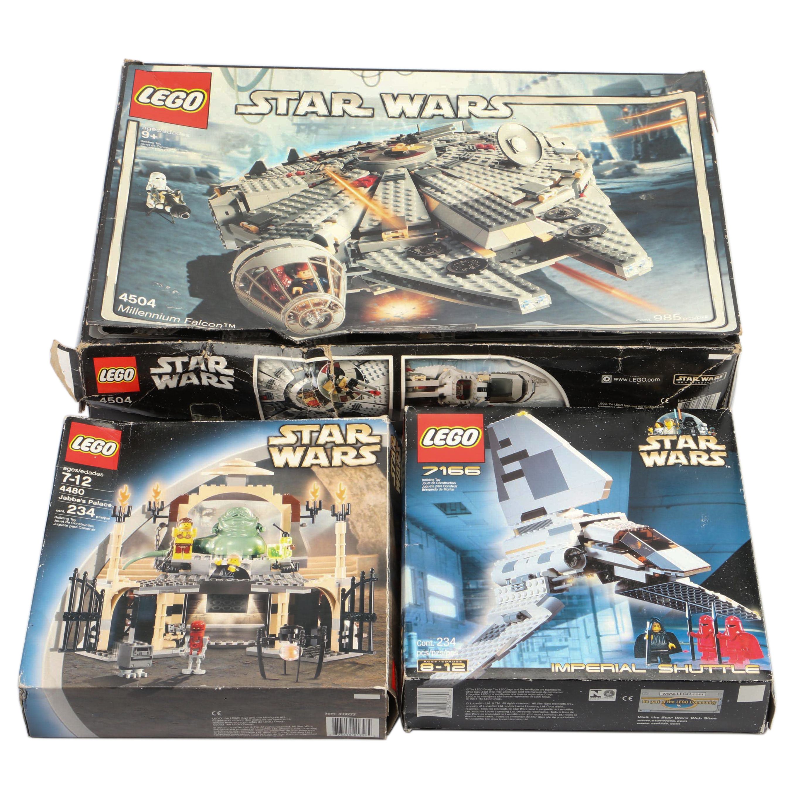 LEGO Star Wars Millennium Falcon, Imperial Shuttle & Jabba's Palace ...