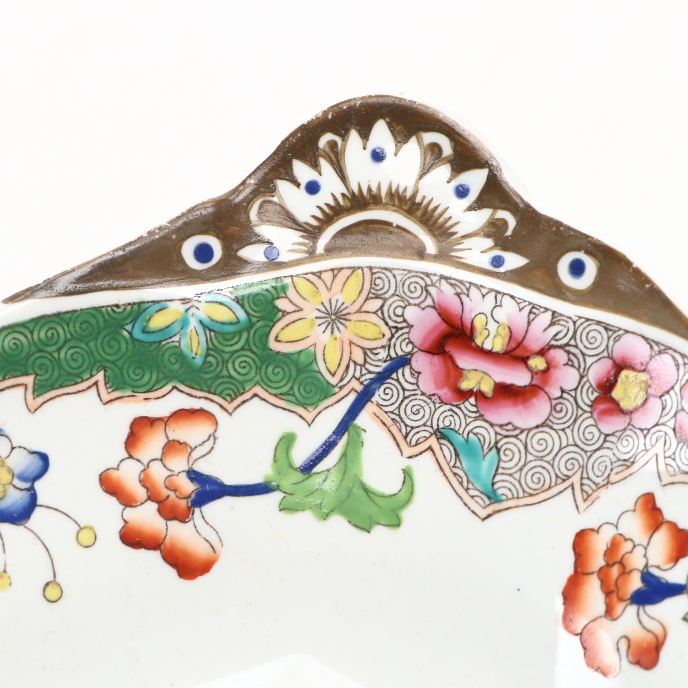 Spode Hand Decorated East Asian Style Ceramic Serving Dish | EBTH
