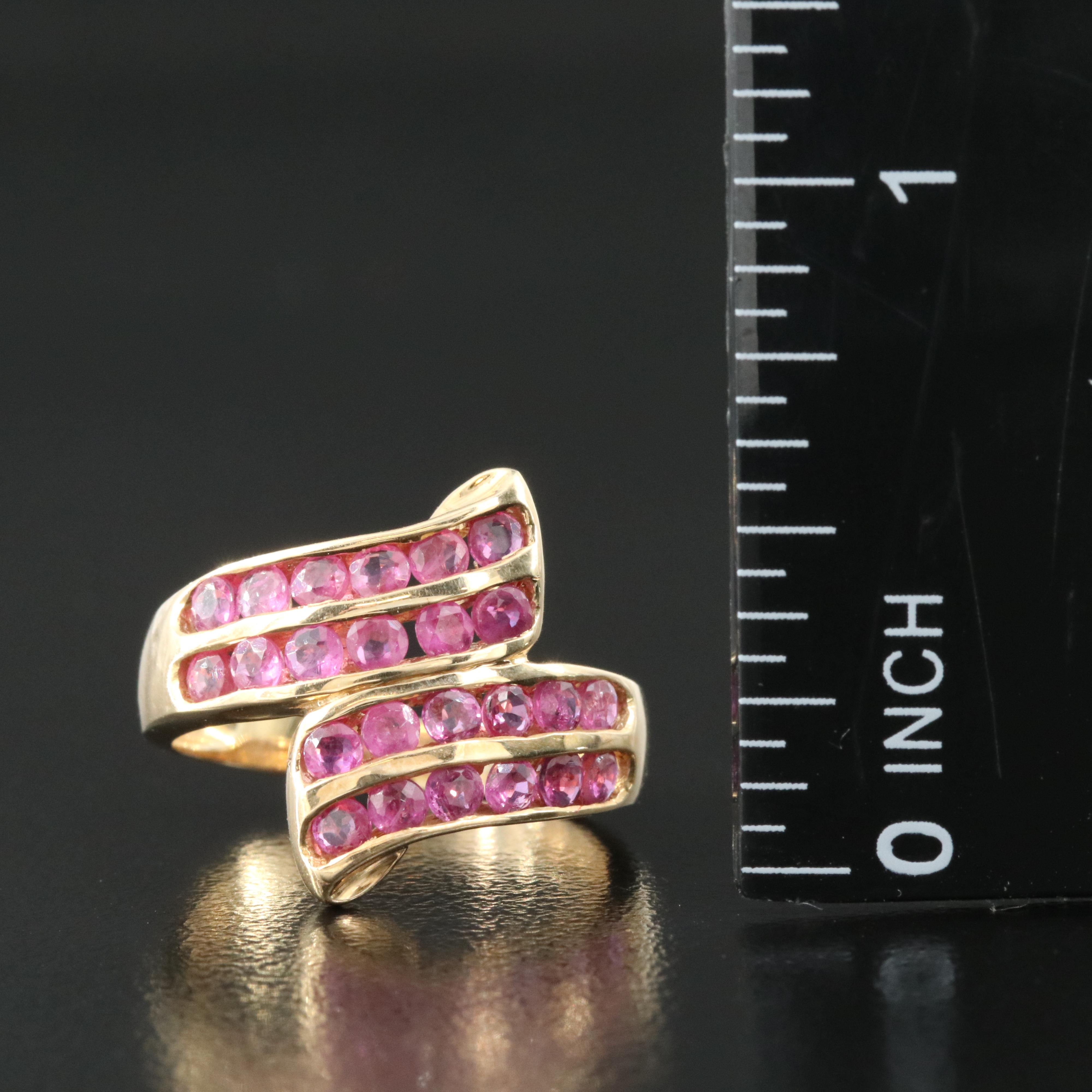 14K Ruby Bypass Ring | EBTH