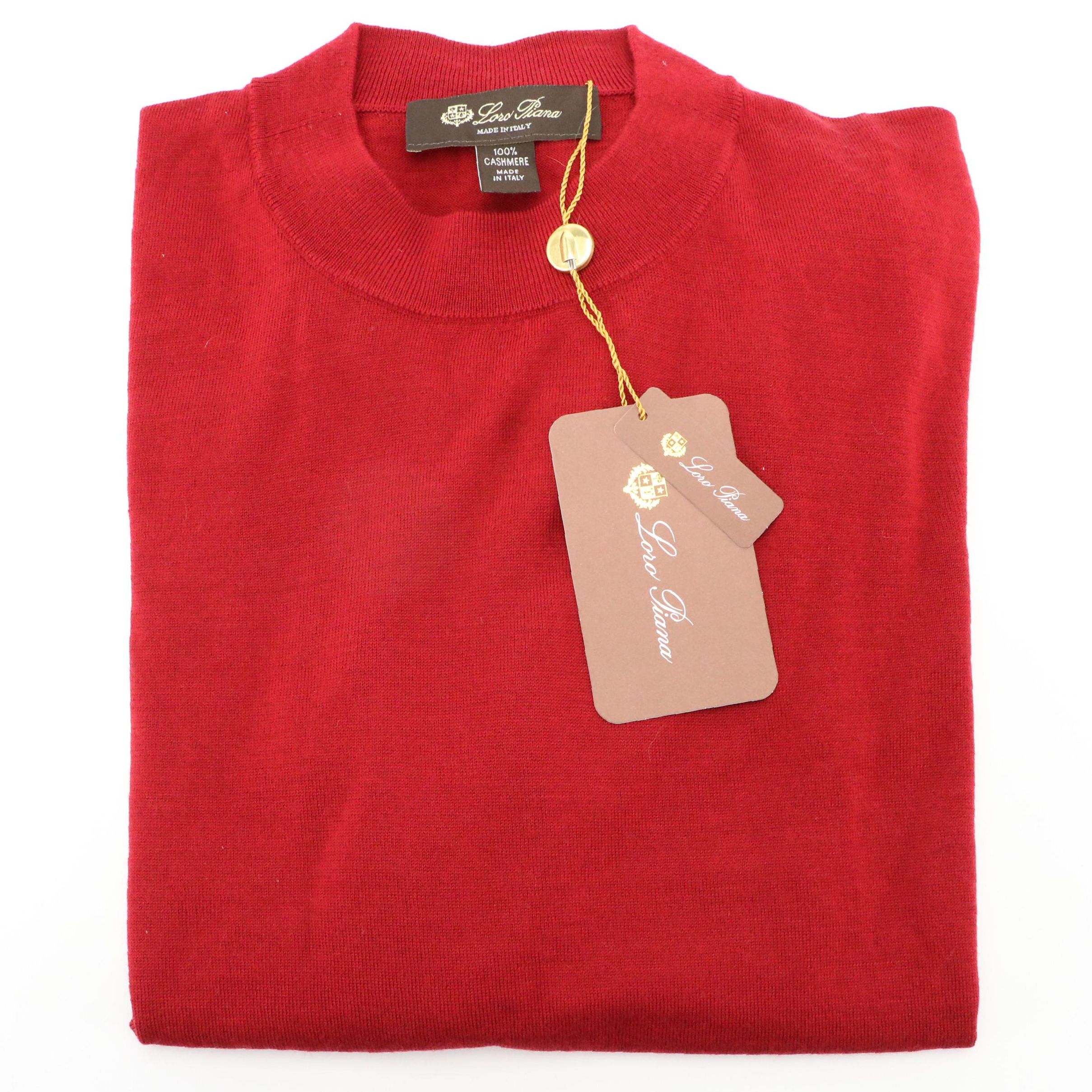 Loro Piana Cashmere Crew Neck Sweater, New with Tag | EBTH