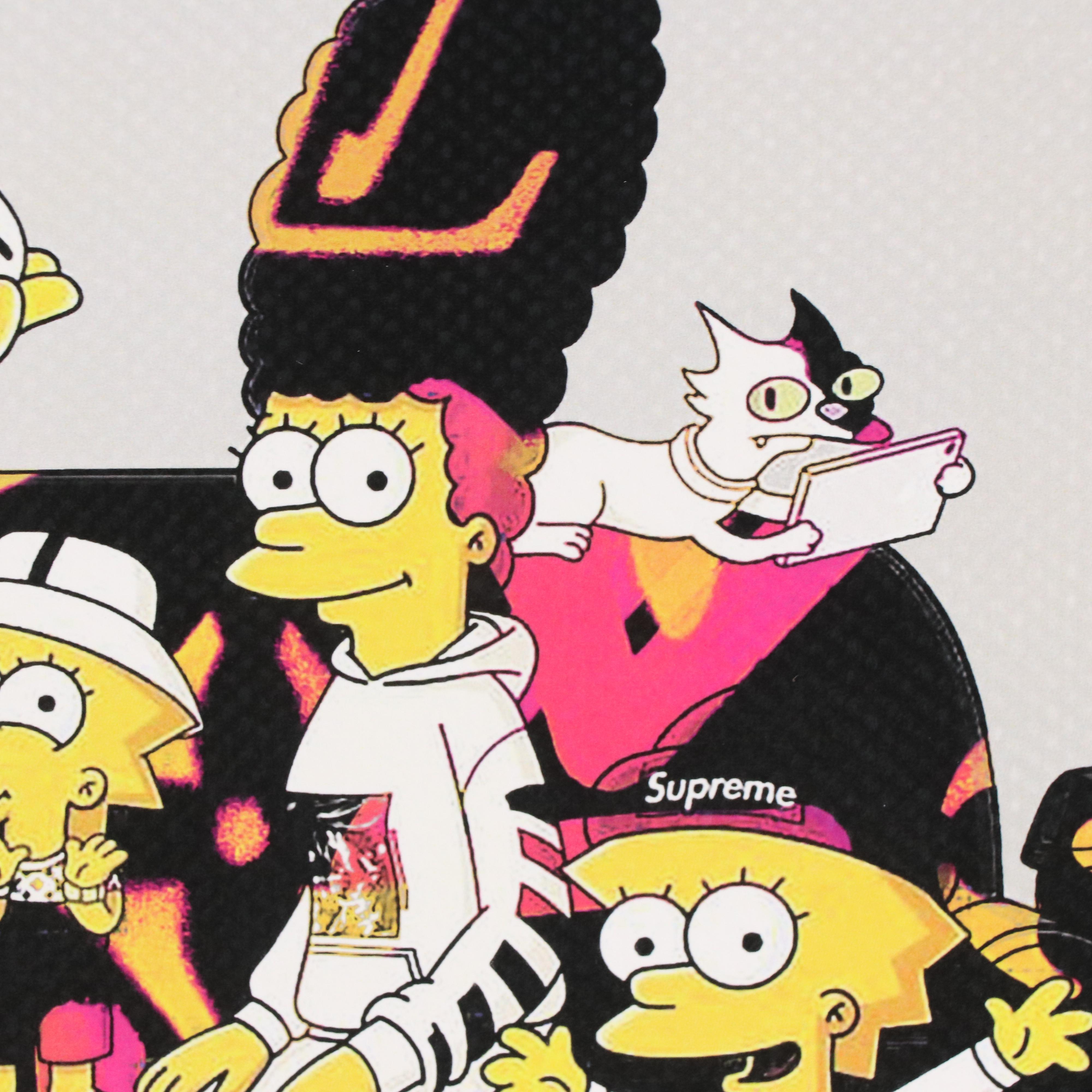 Death NYC Pop Art Graphic Print of the Simpsons, 2023 | EBTH