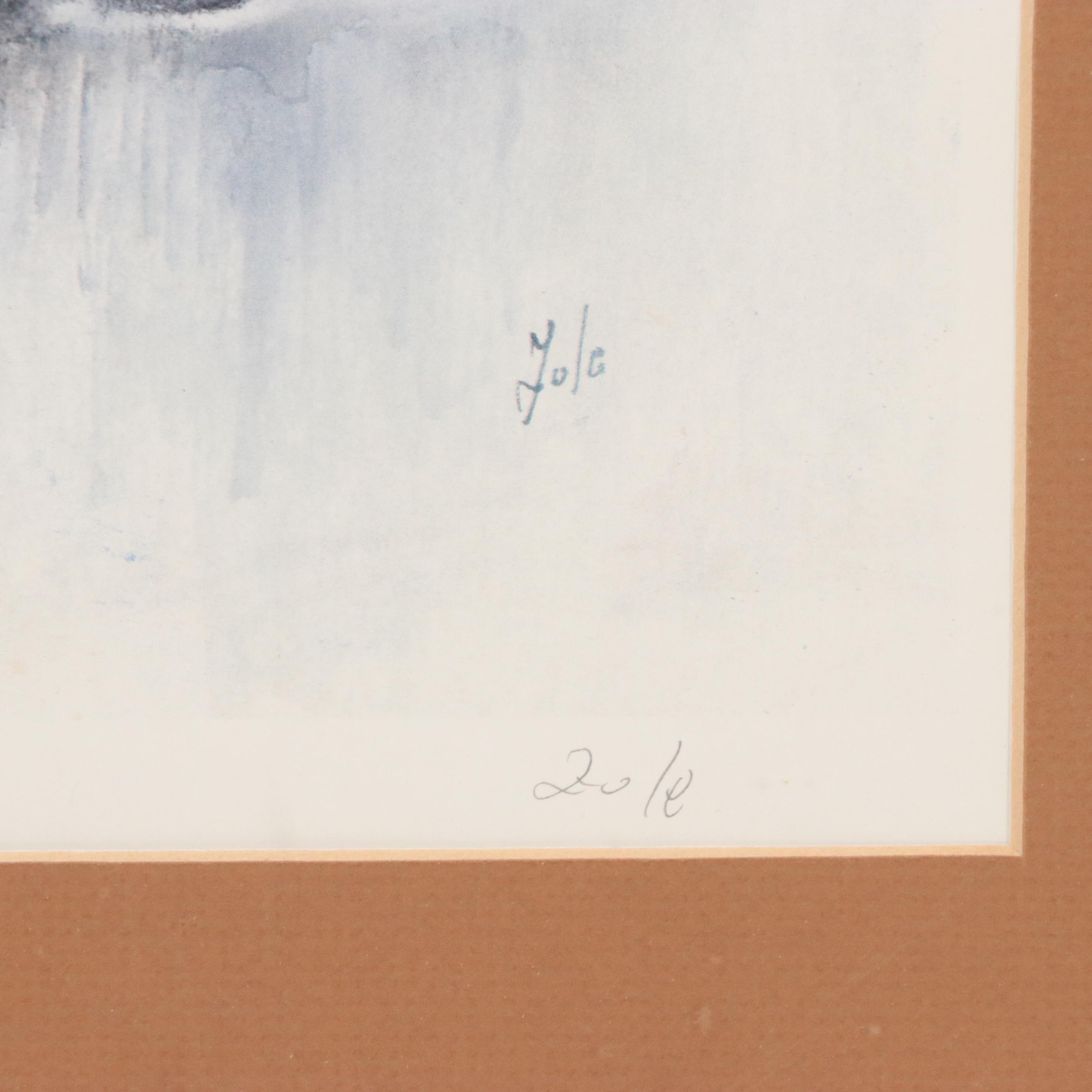 Zule Moskowitz Offset Lithograph of Figures | EBTH