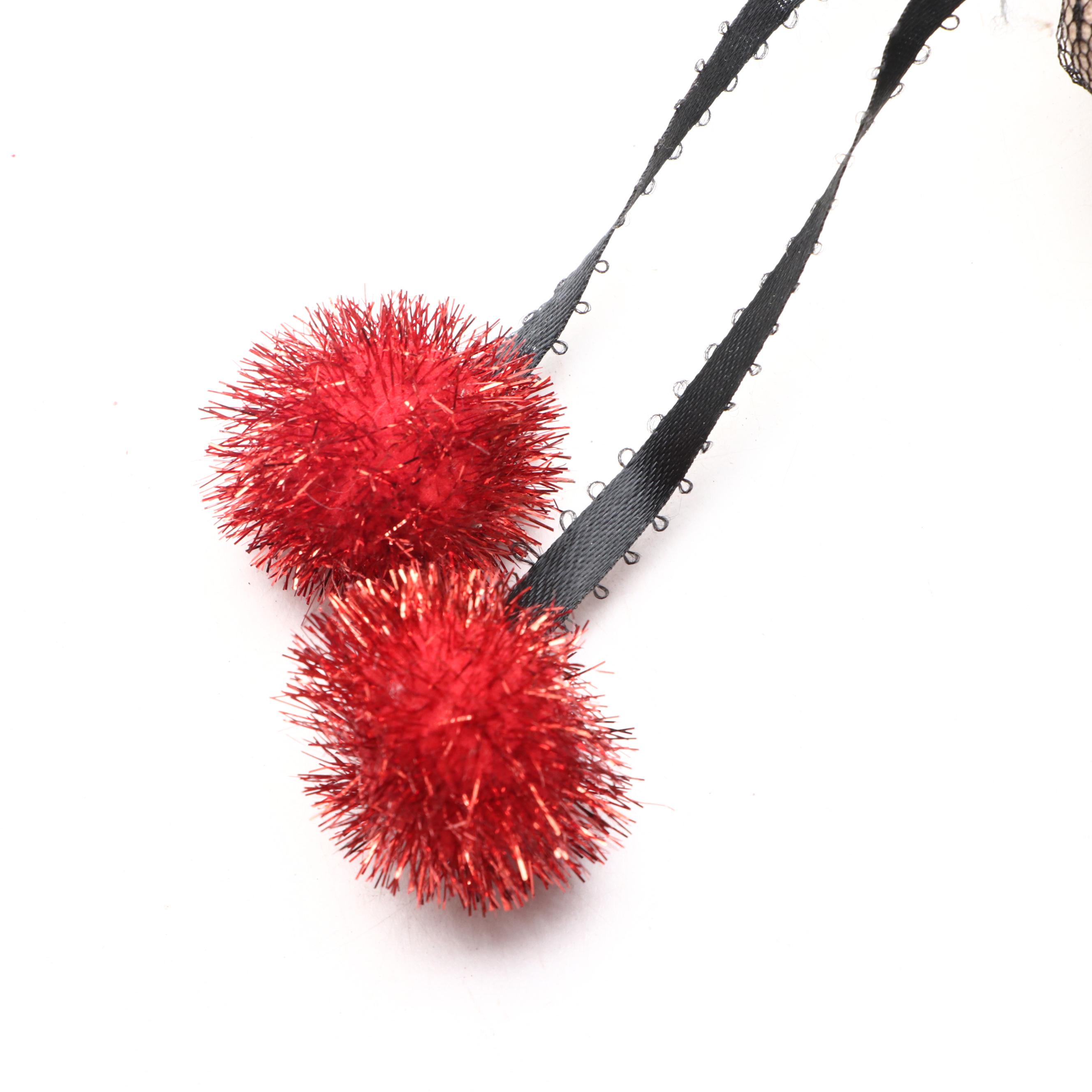 Cameron Patrick Neth Red Glitter Stiletto Christmas Stocking | EBTH