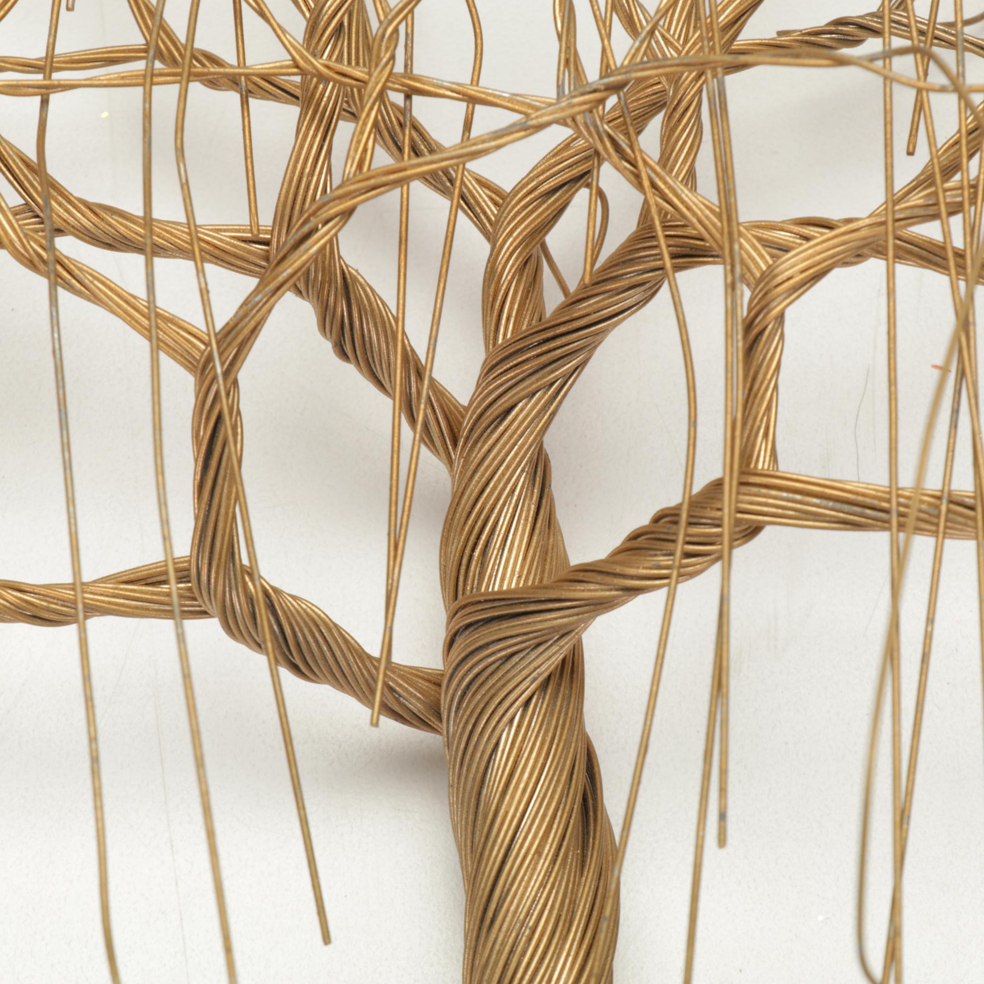 Trees Company Copper Wire Tree Sculpture by Robert Hagarty | EBTH