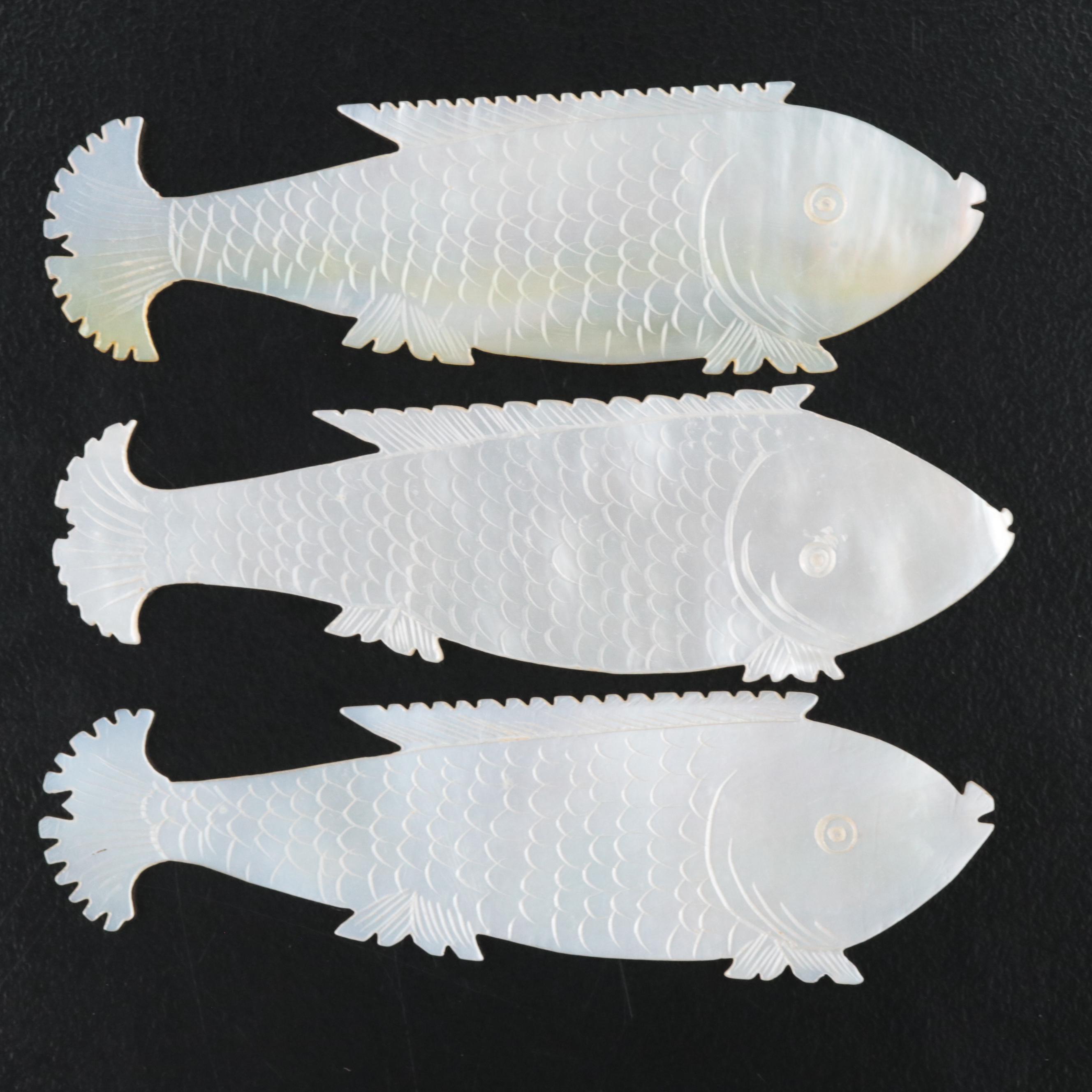 Antique Chinese Mother-of-Pearl Gaming Counters | EBTH