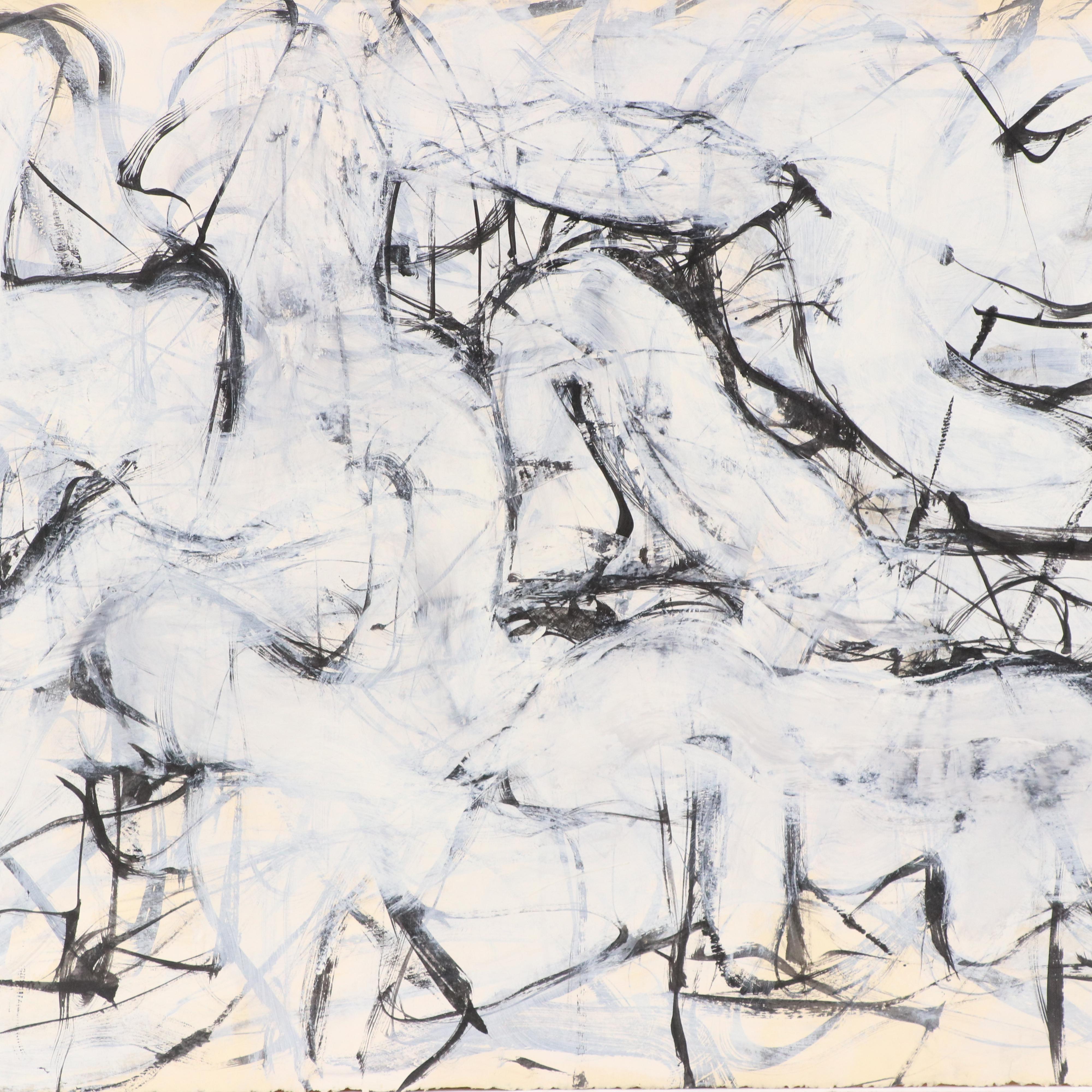 Richard Snyder Abstract Expressionistic Oil Painting, 21st Century ...