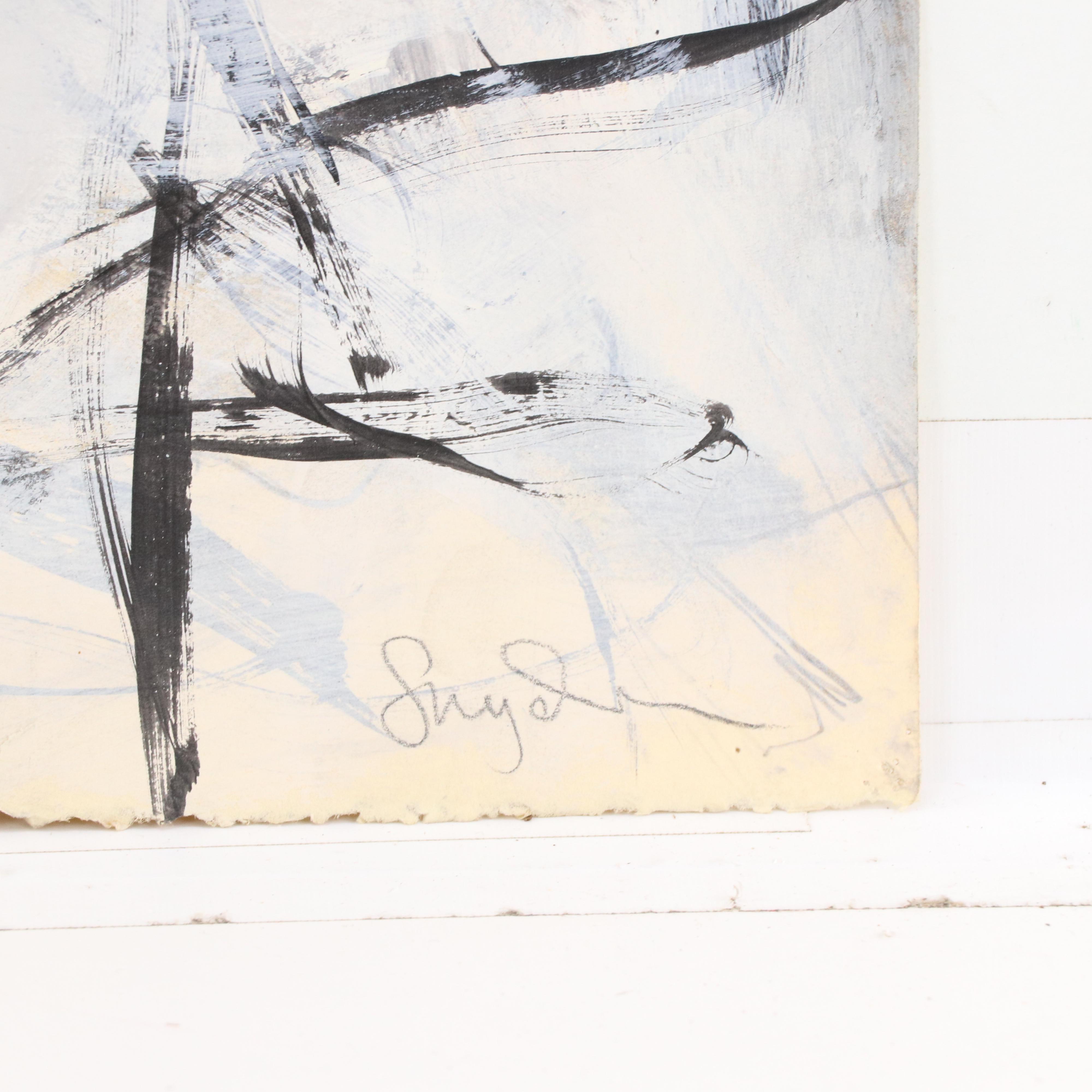 Richard Snyder Abstract Expressionistic Oil Painting, 21st Century ...