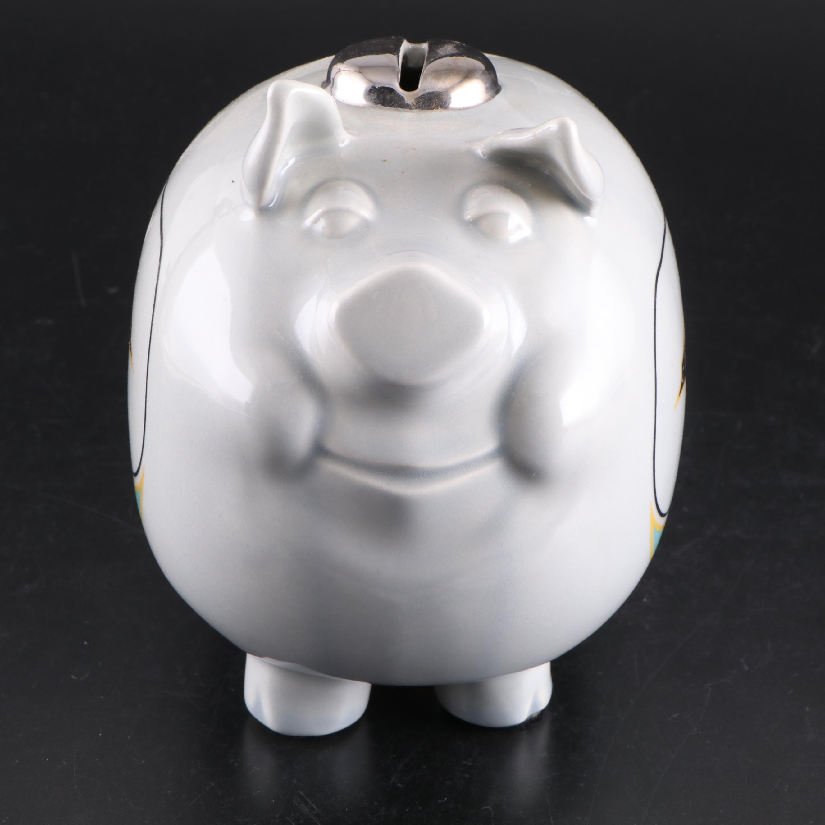 Harley-Davidson Ceramic Gas Tank Piggy Bank, Late 20th Century | EBTH