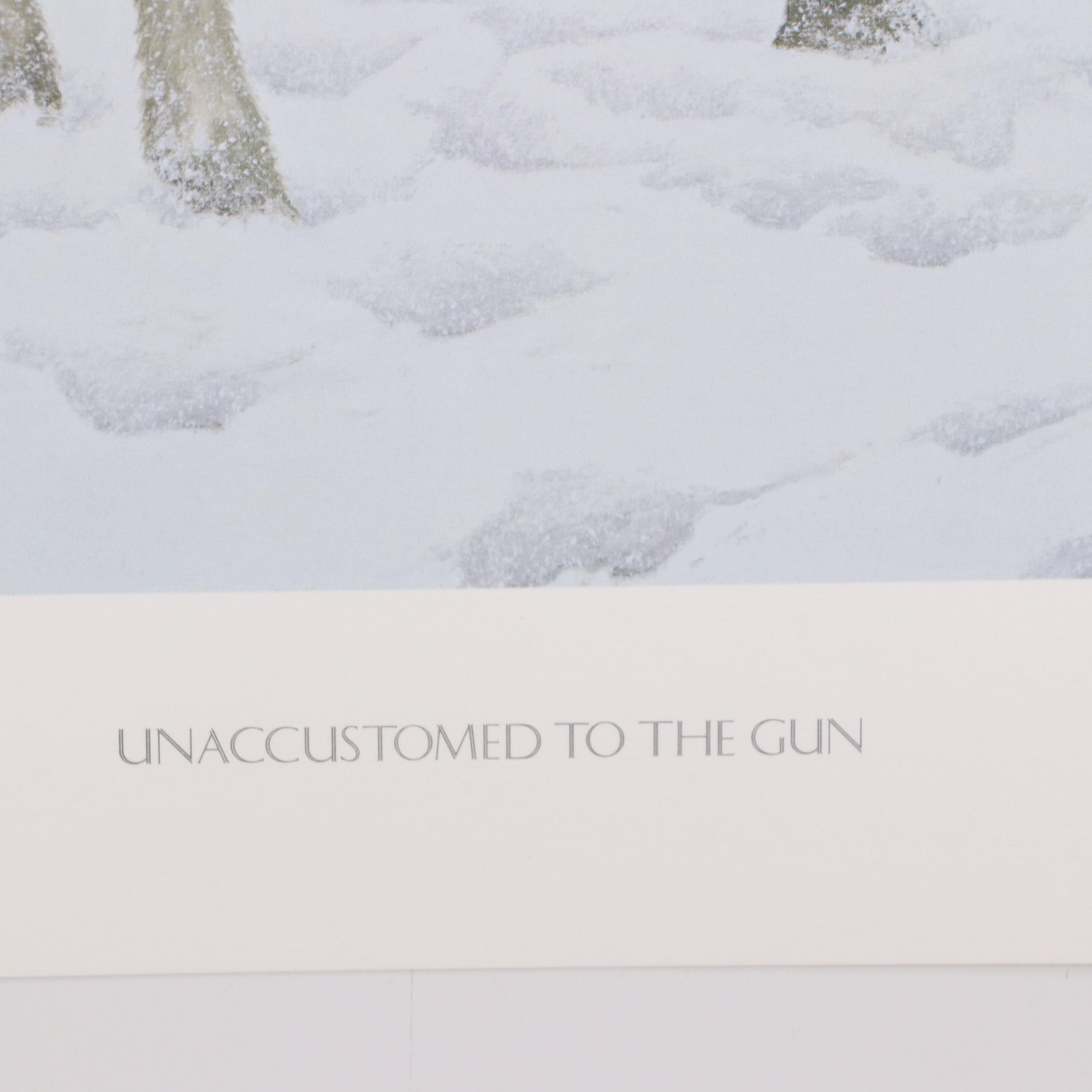 Jacob Pfeiffer Offset Lithograph "Unaccustomed to the Gun" | EBTH