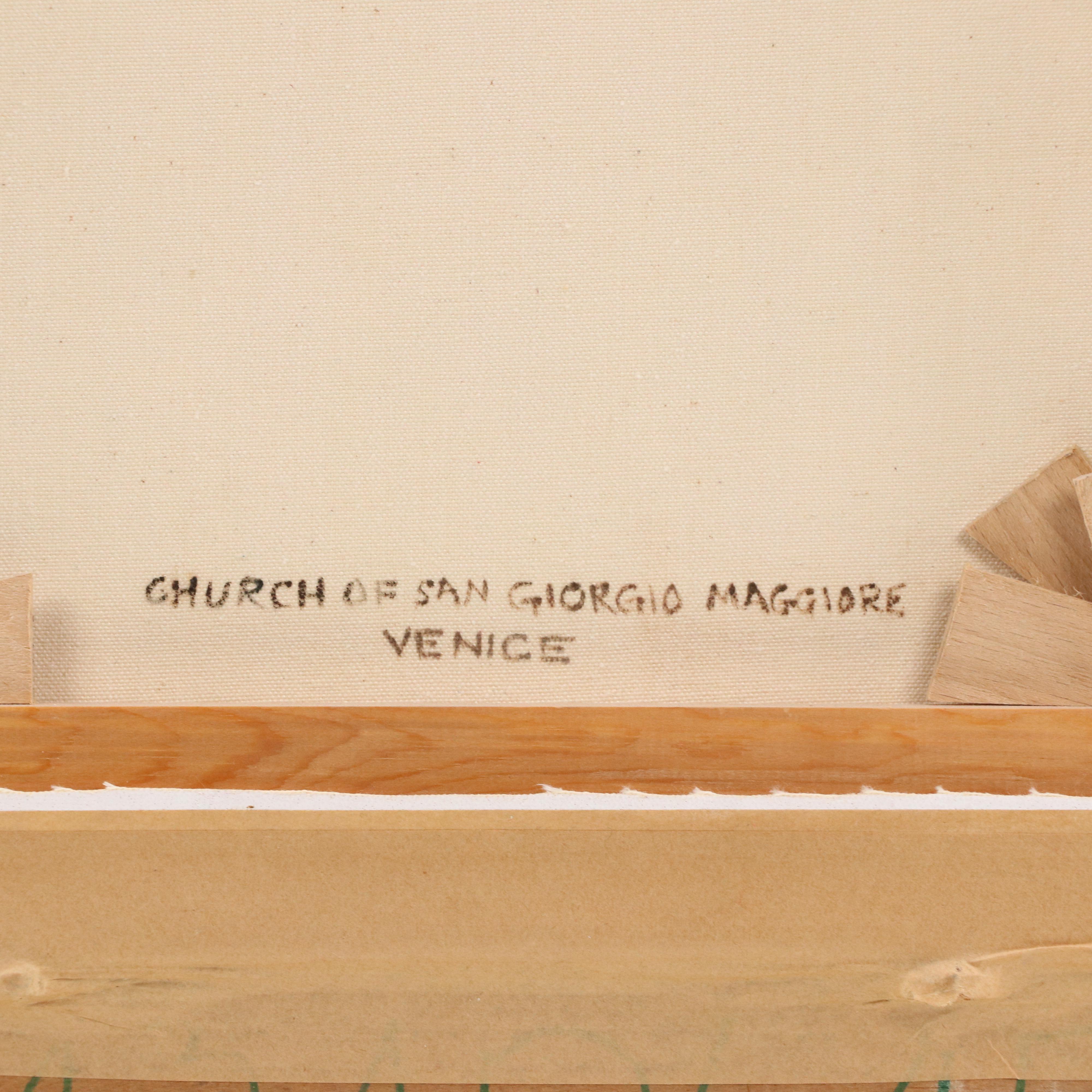 John Sutton Oil Painting "Church of San Giorgio Maggiore, Venice, 1890 ...