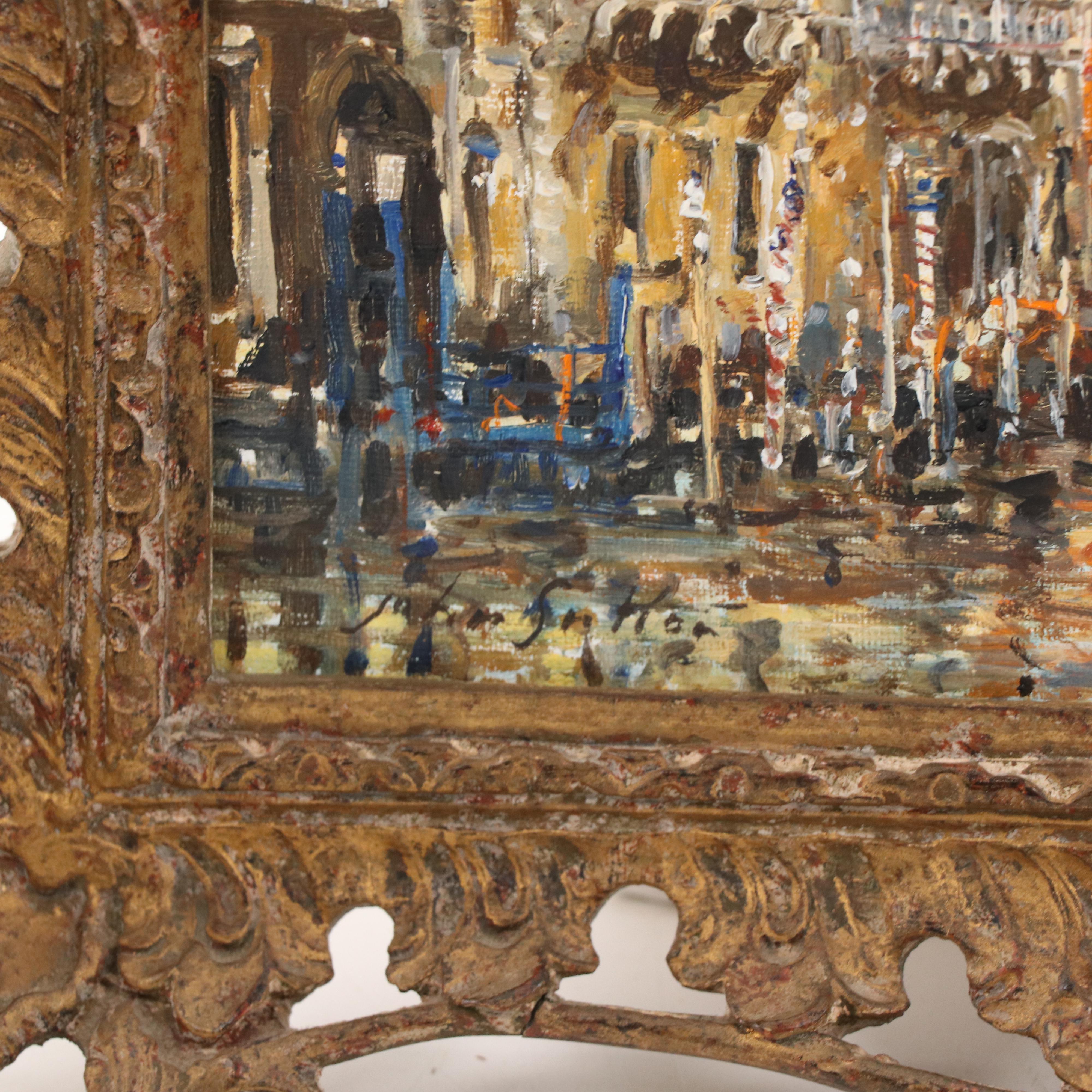 John Sutton Oil Painting of Italian Scene | EBTH