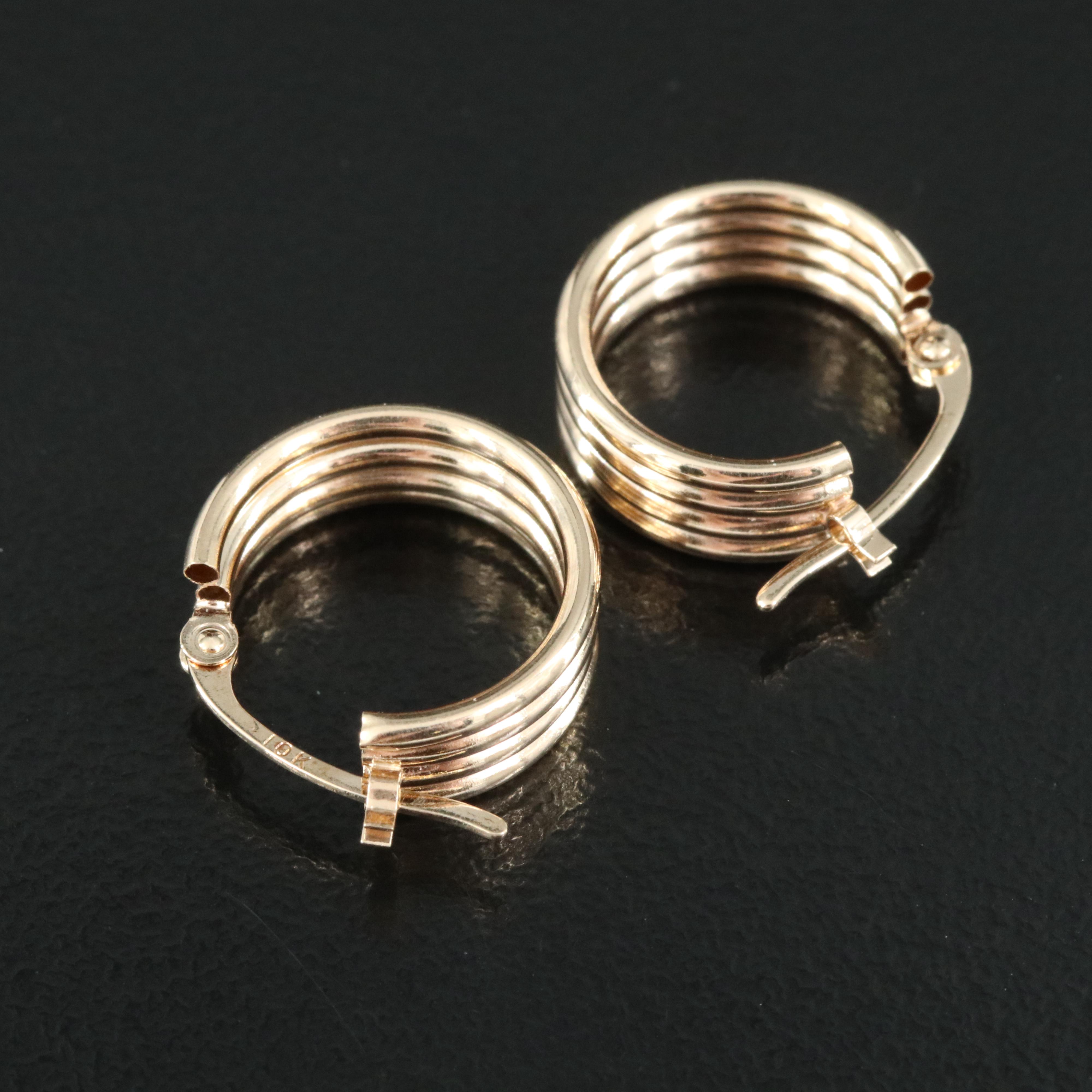 10K Hoop Earrings | EBTH