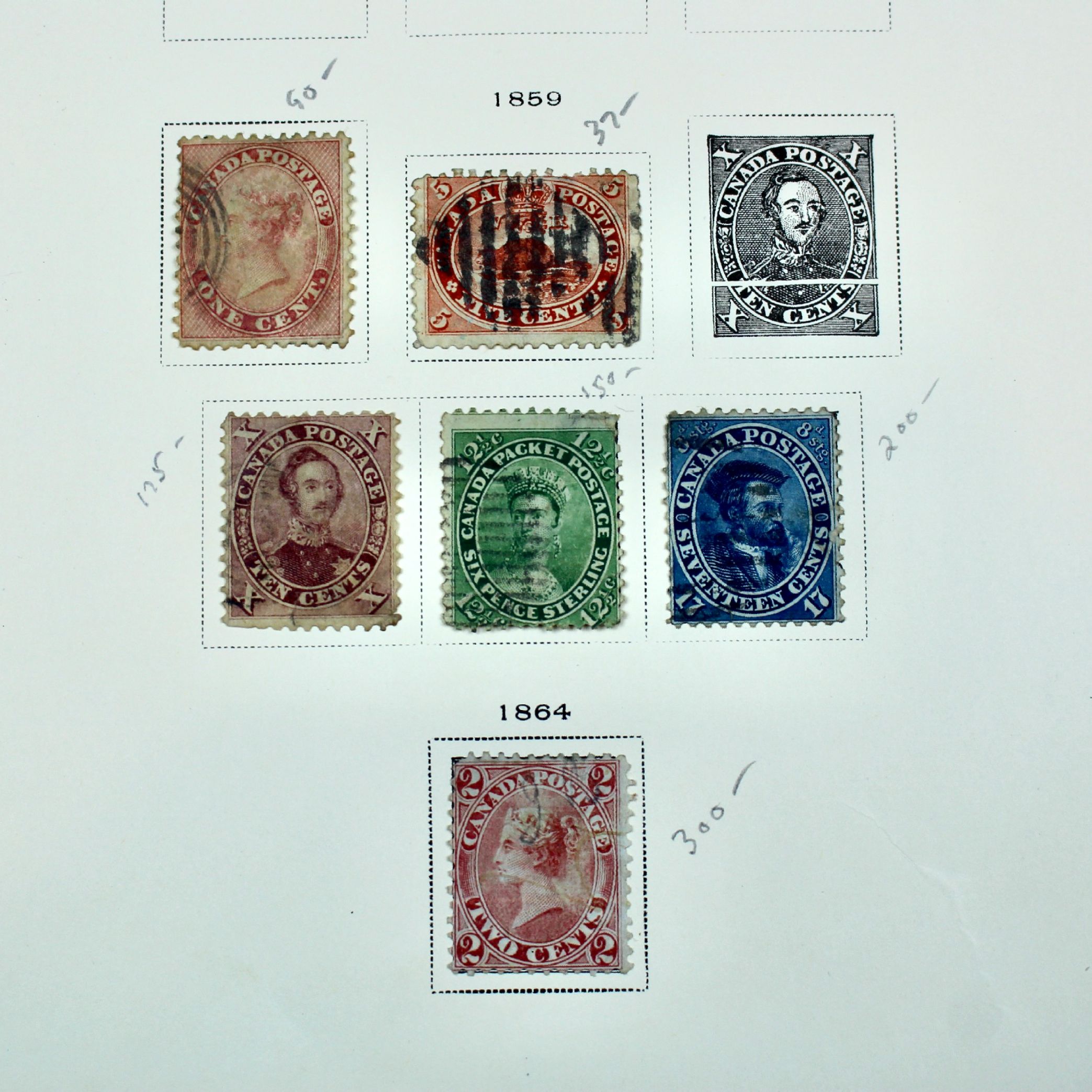 Early Canadian Postage Stamp Collection | Everything But The House