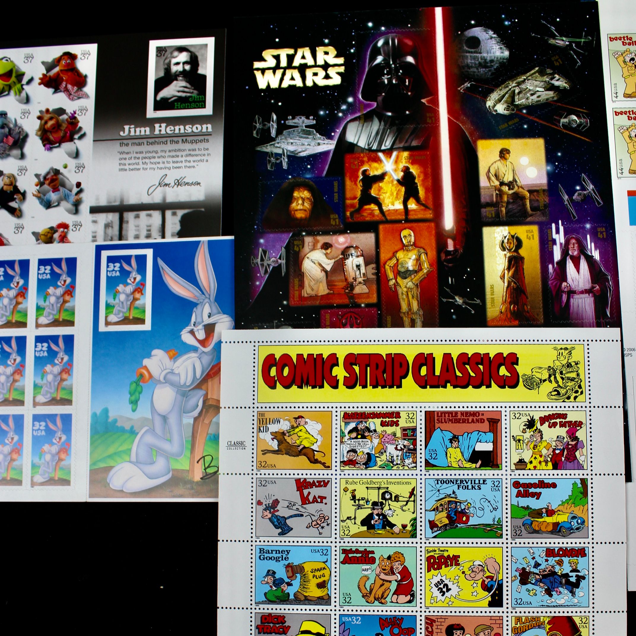 Seven Different U.S. Miniature Stamp Sheets Collection | EBTH