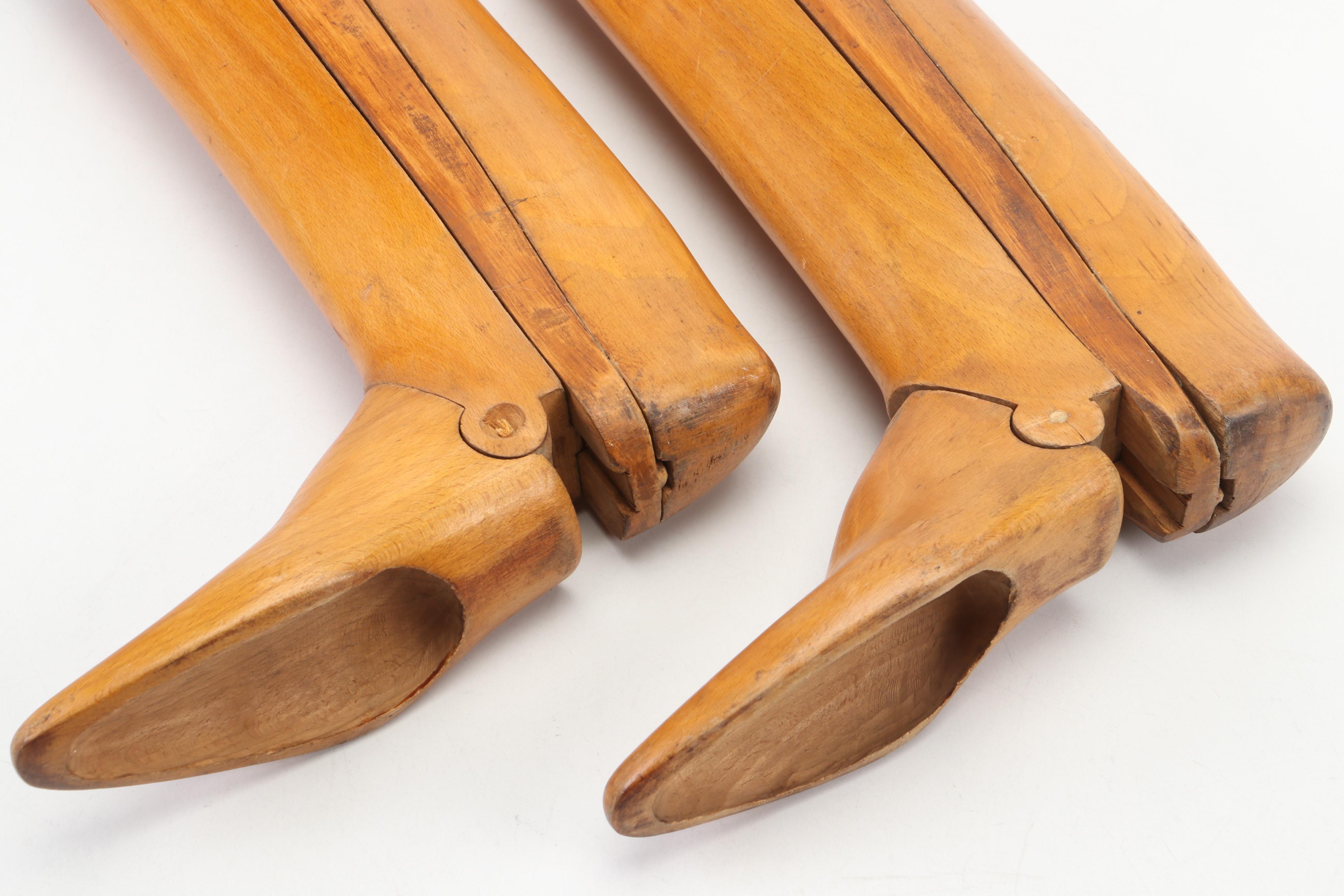 Peal & Co. Matiers "Lady Digby" Wooden Boot Stretchers, Early to Mid ...