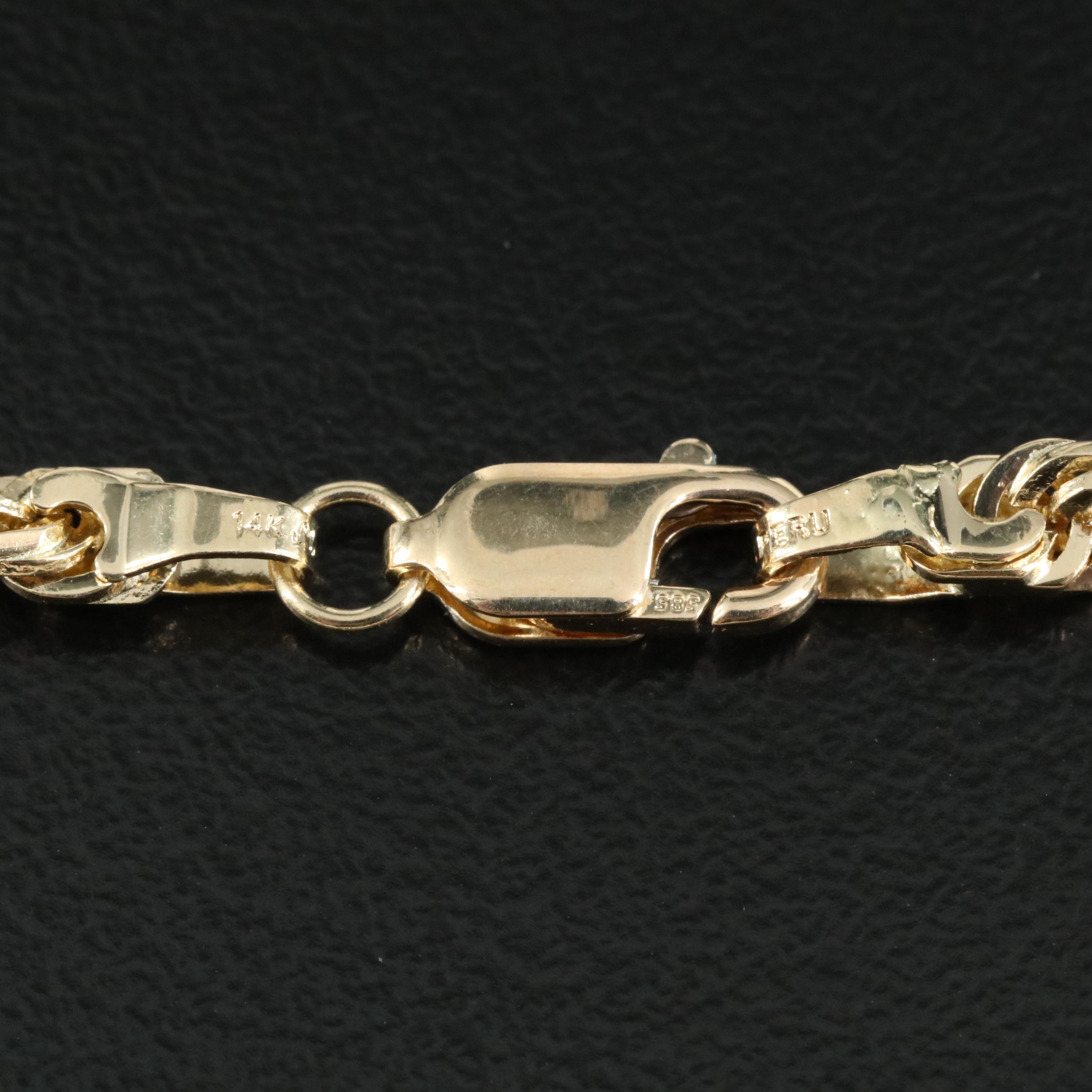 Michael Anthony 14K Rope Chain Necklace | EBTH