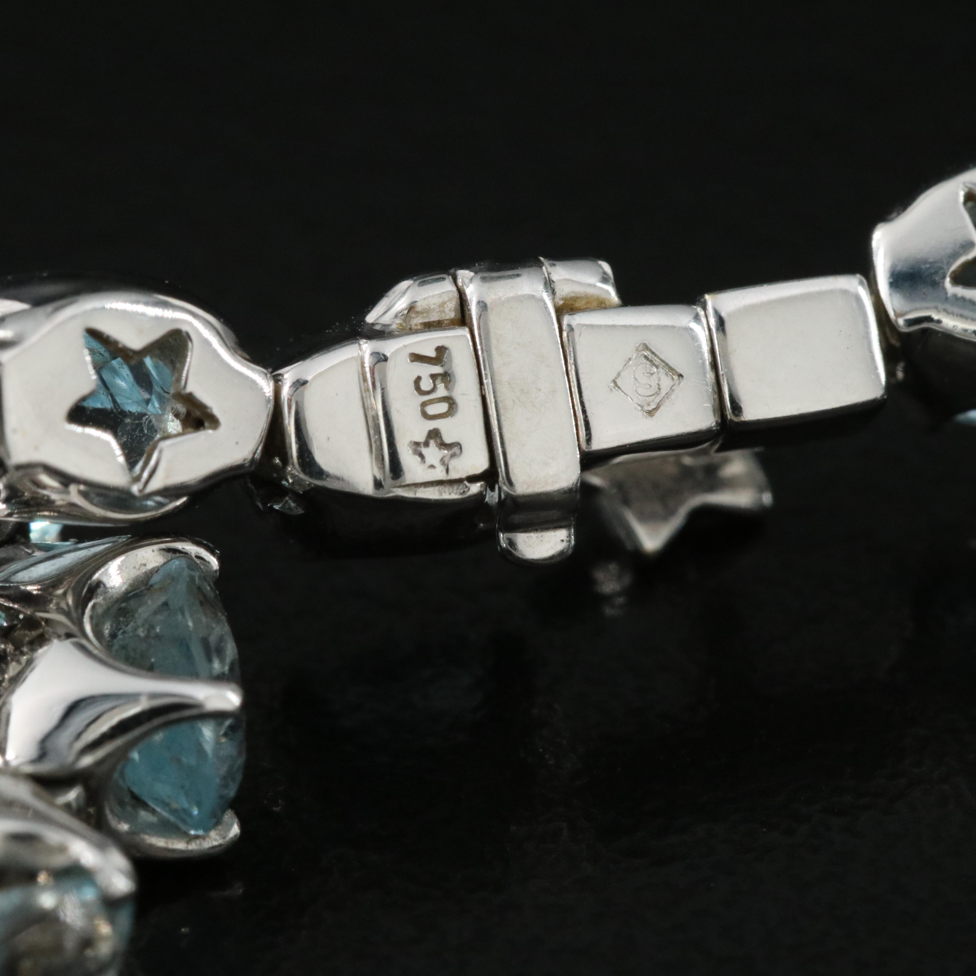 H. Stern 18K Topaz and Diamond Necklace | EBTH