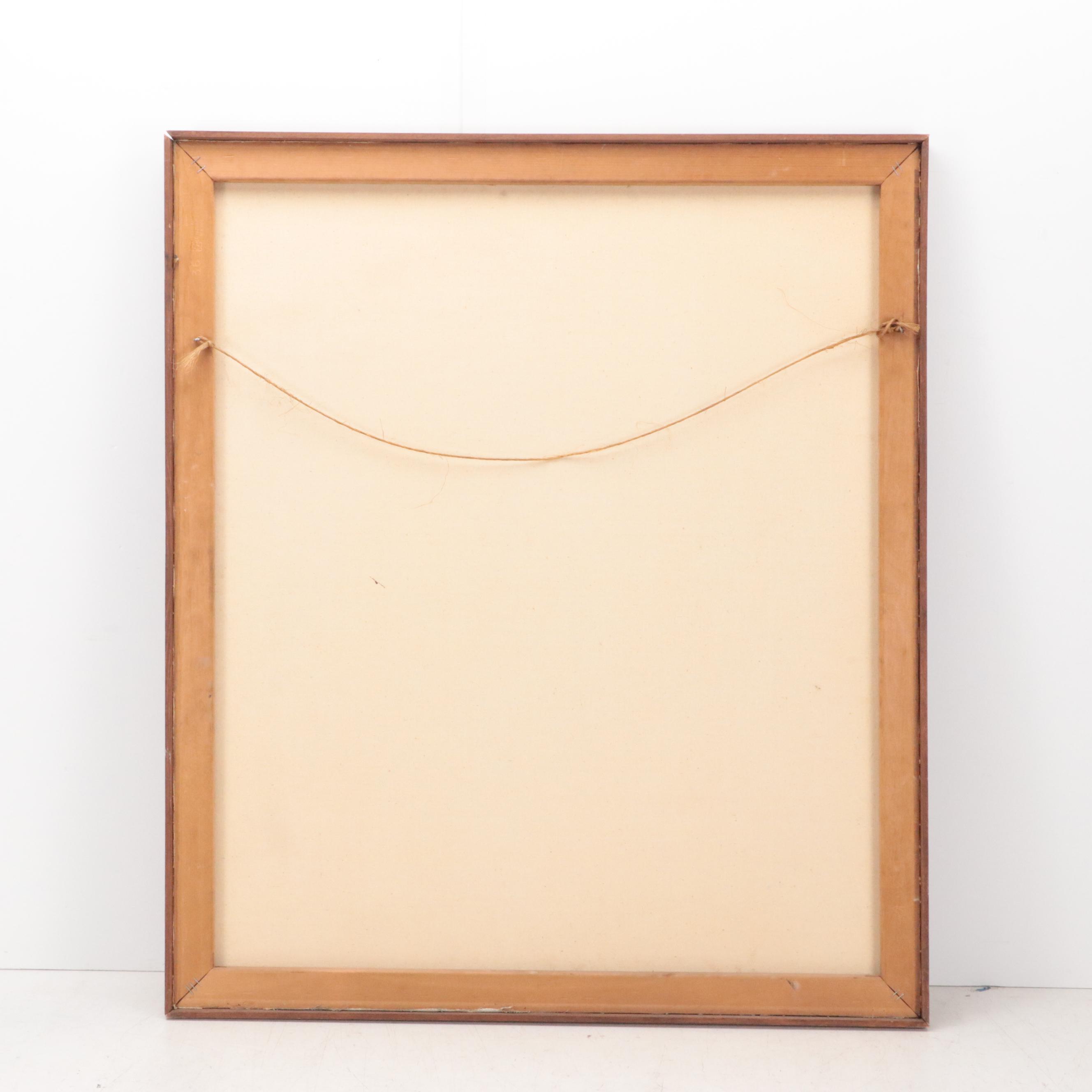 Mylo Quam Allegorical Oil Painting of Stylized Figures | EBTH