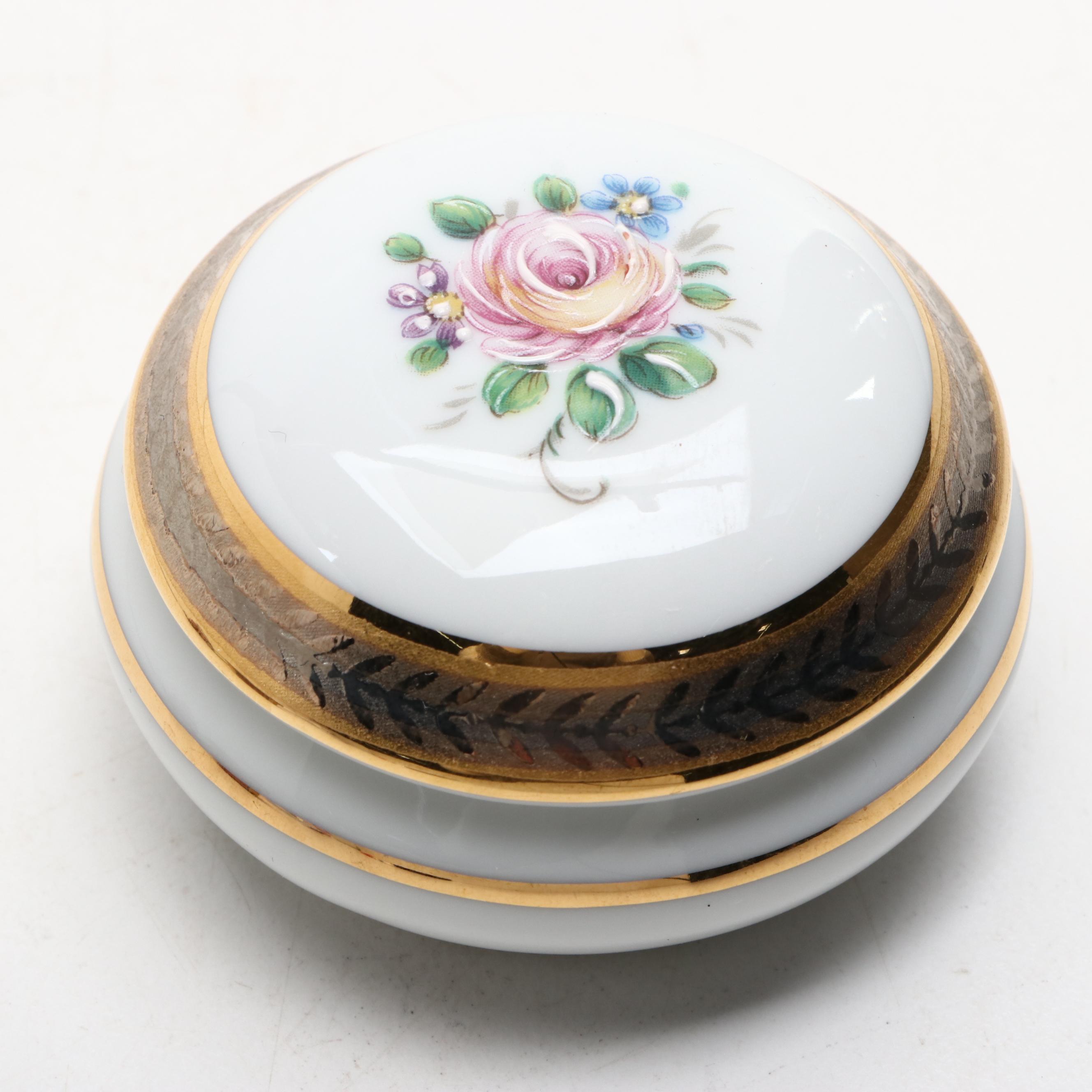 Rochard Studio Collection and Other Hand-Painted Porcelain Limoges ...