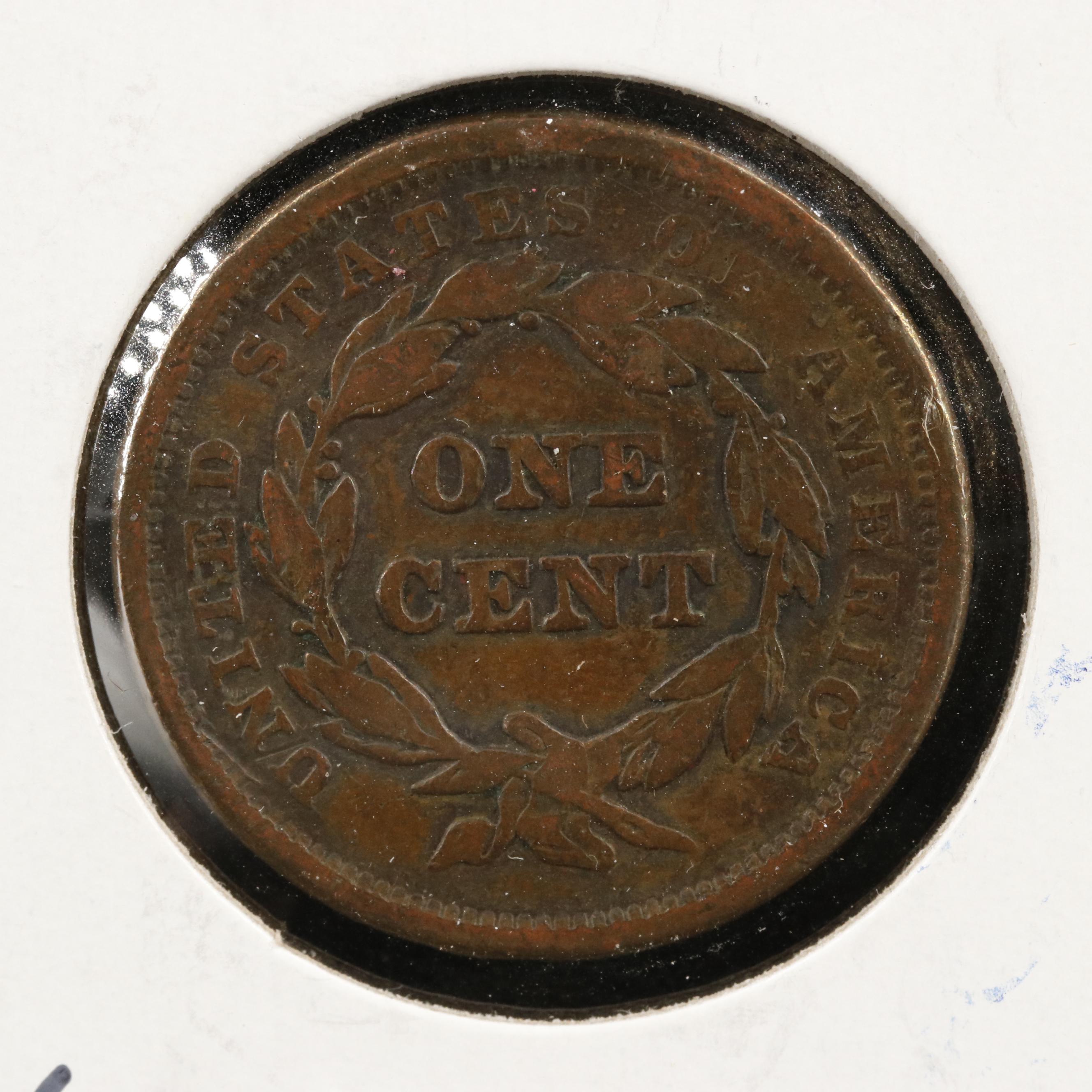 36 Different U.S. Large Cents 1816-1856 Missing Only 3 to be complete ...