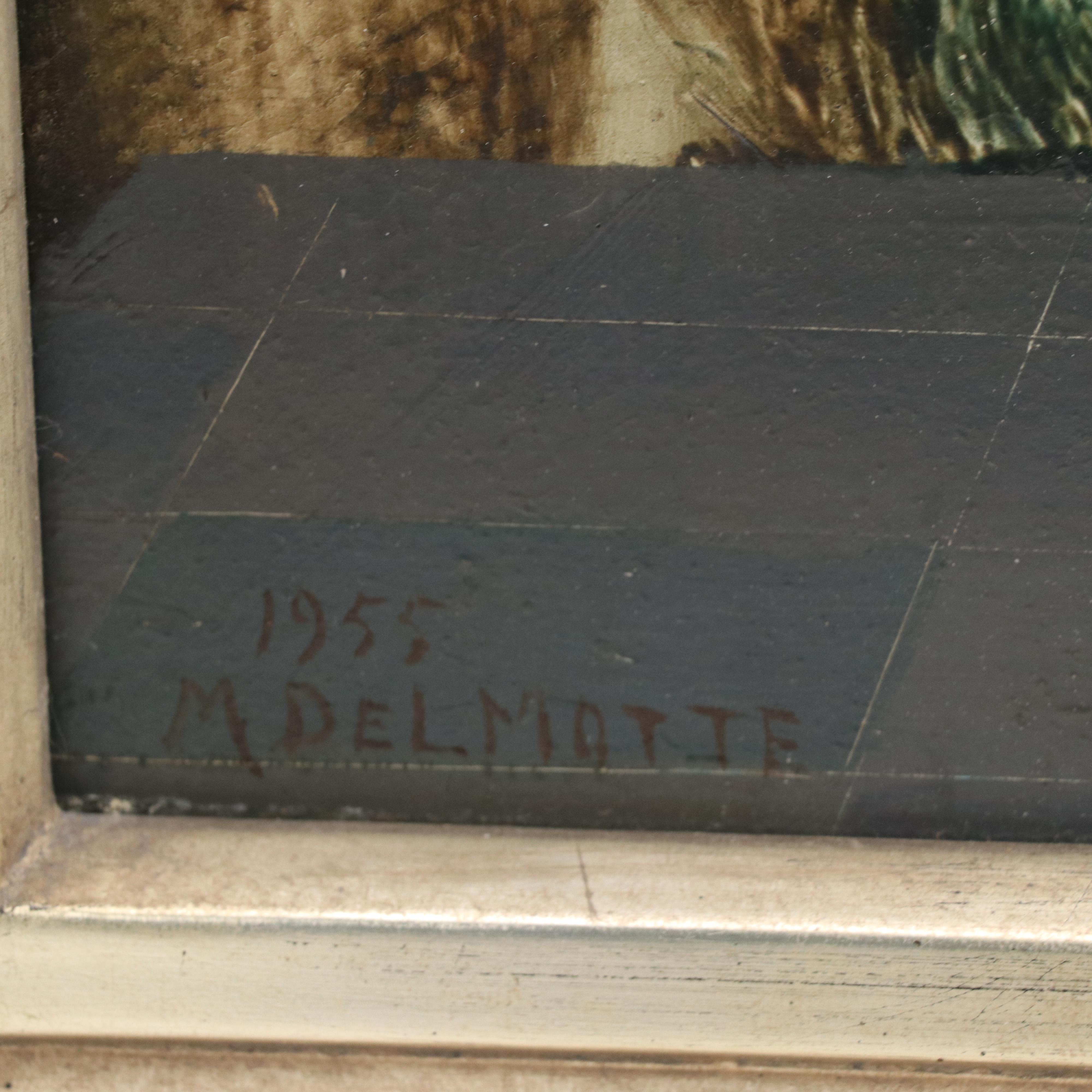 Marcel Delmotte Surrealist Oil Painting of Figure, 1955 | Everything ...