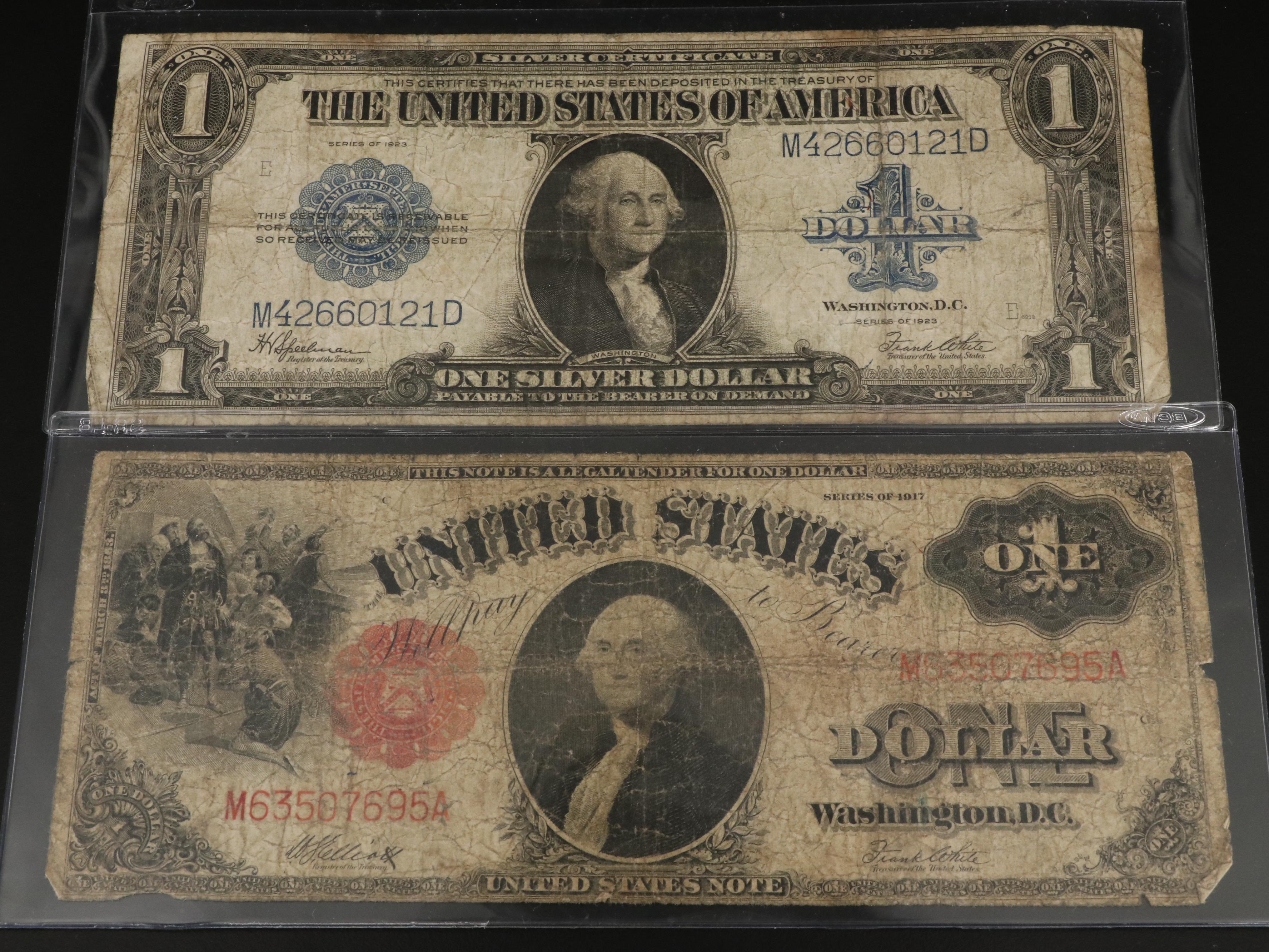 Four Early 20th Century Large Format U.S. Banknotes | EBTH