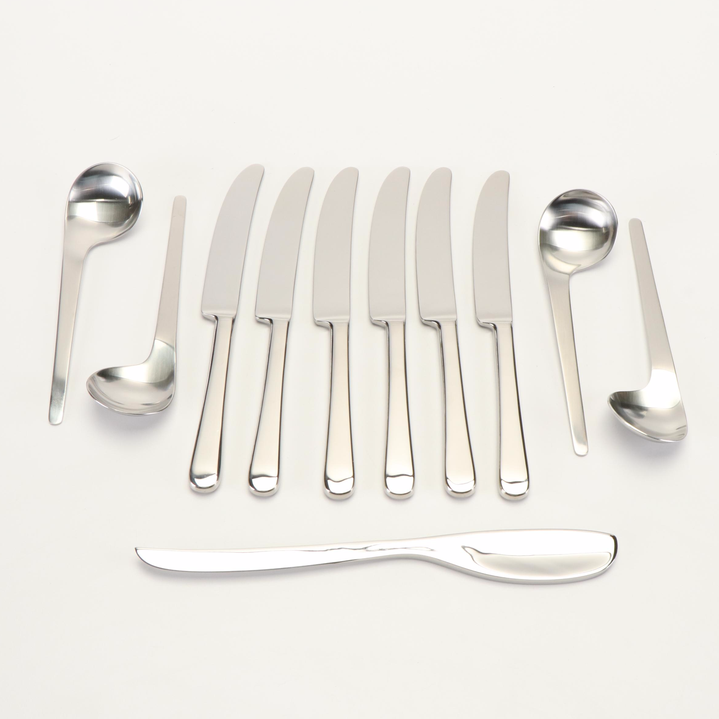 Georg Jensen Stainless Steel Cheese Knife, Butter Knives and Left ...