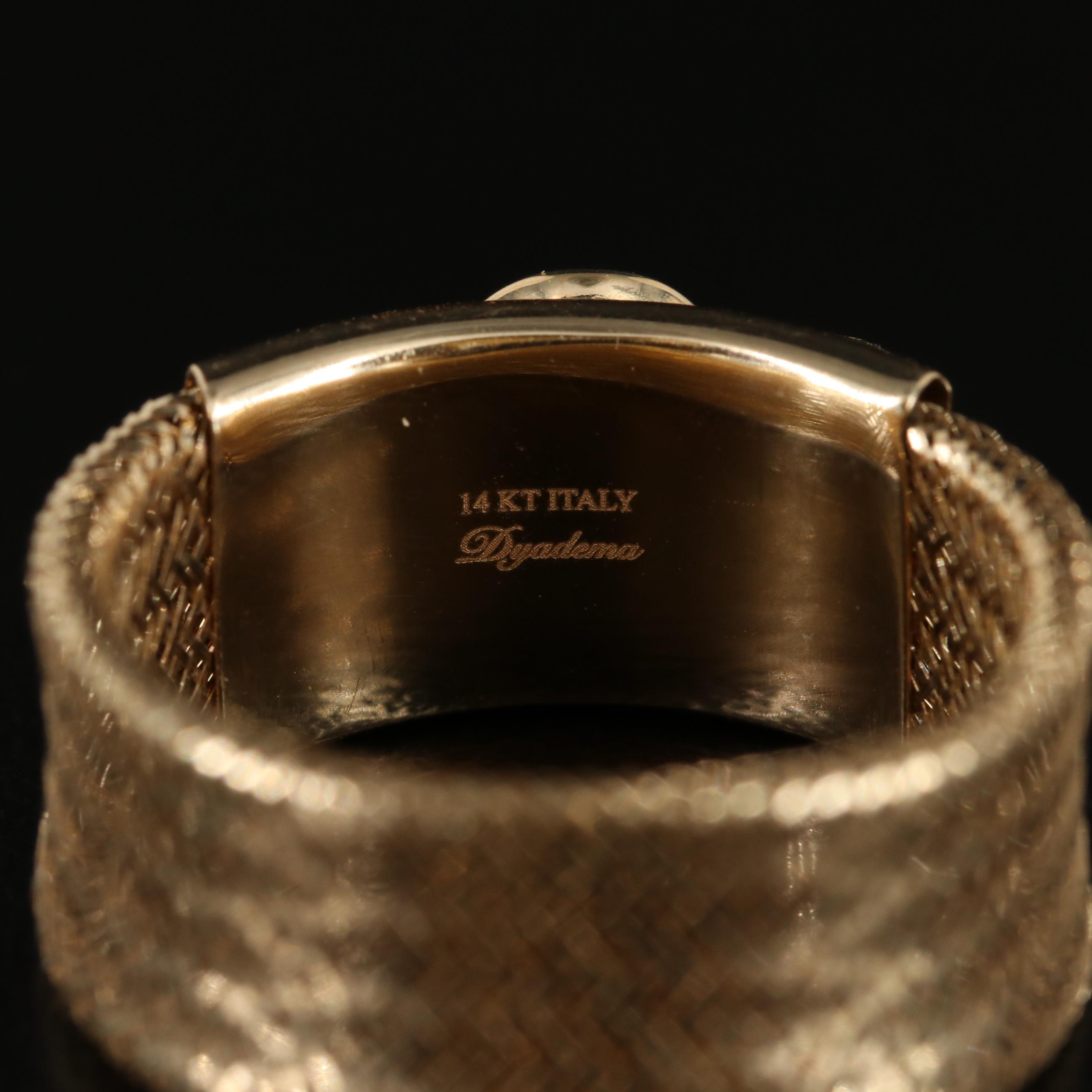 14K Turquoise Flexible Mesh Ring | EBTH