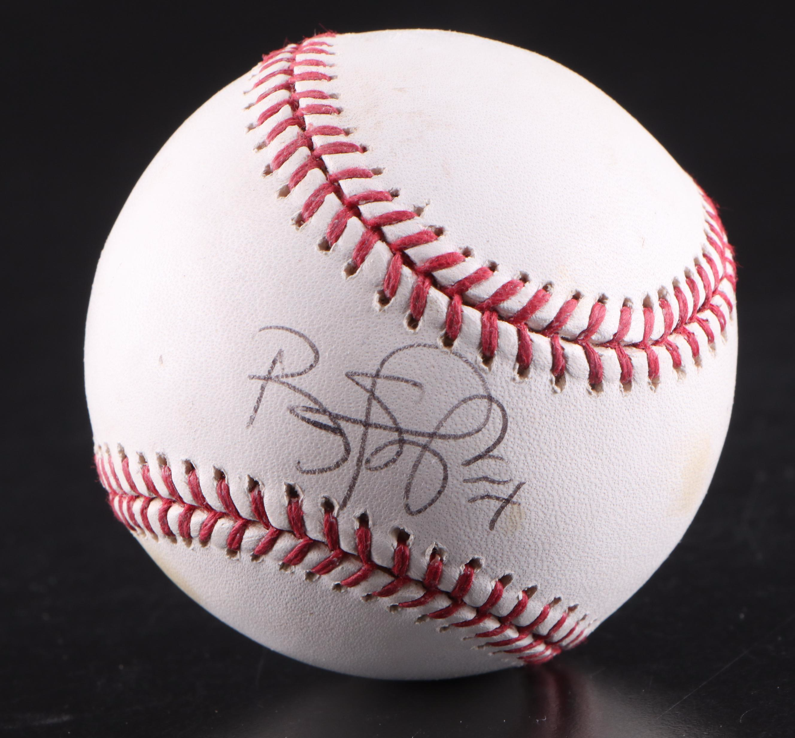 Jay Bruce, Brandon Phillips, and Chris Sabo Signed Baseballs with More ...