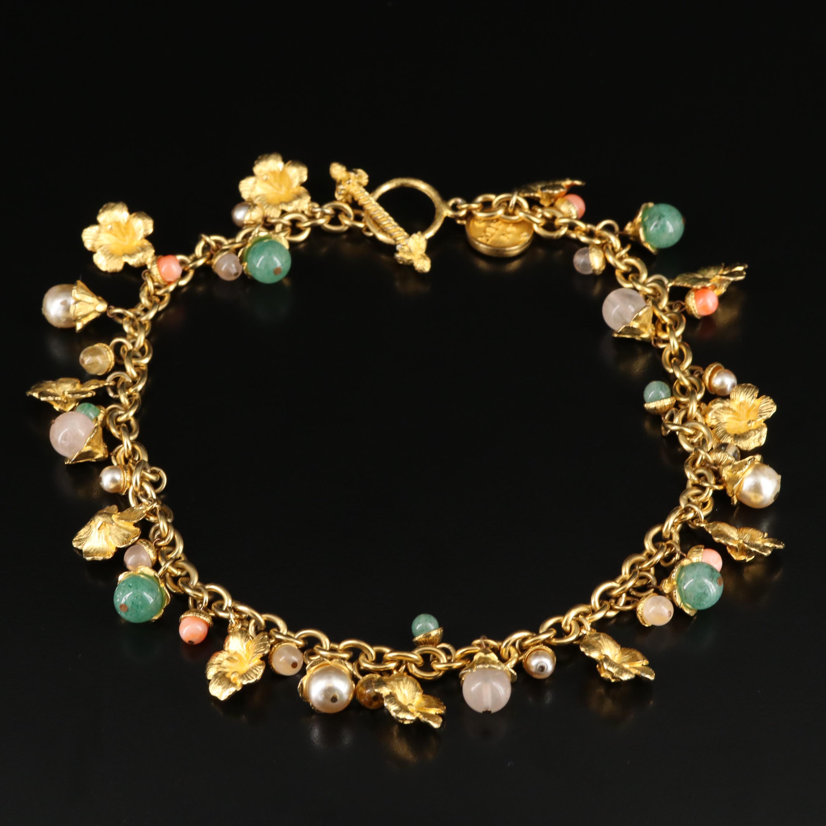 Mish NY Gemstone Flowers and Stars Necklaces | EBTH