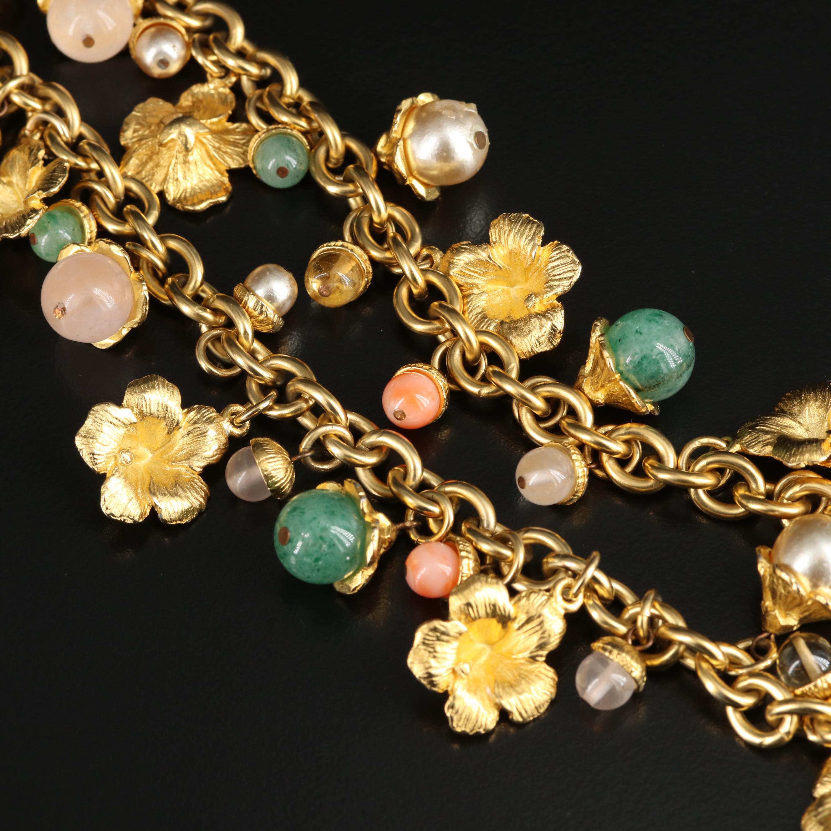 Mish NY Gemstone Flowers and Stars Necklaces | EBTH