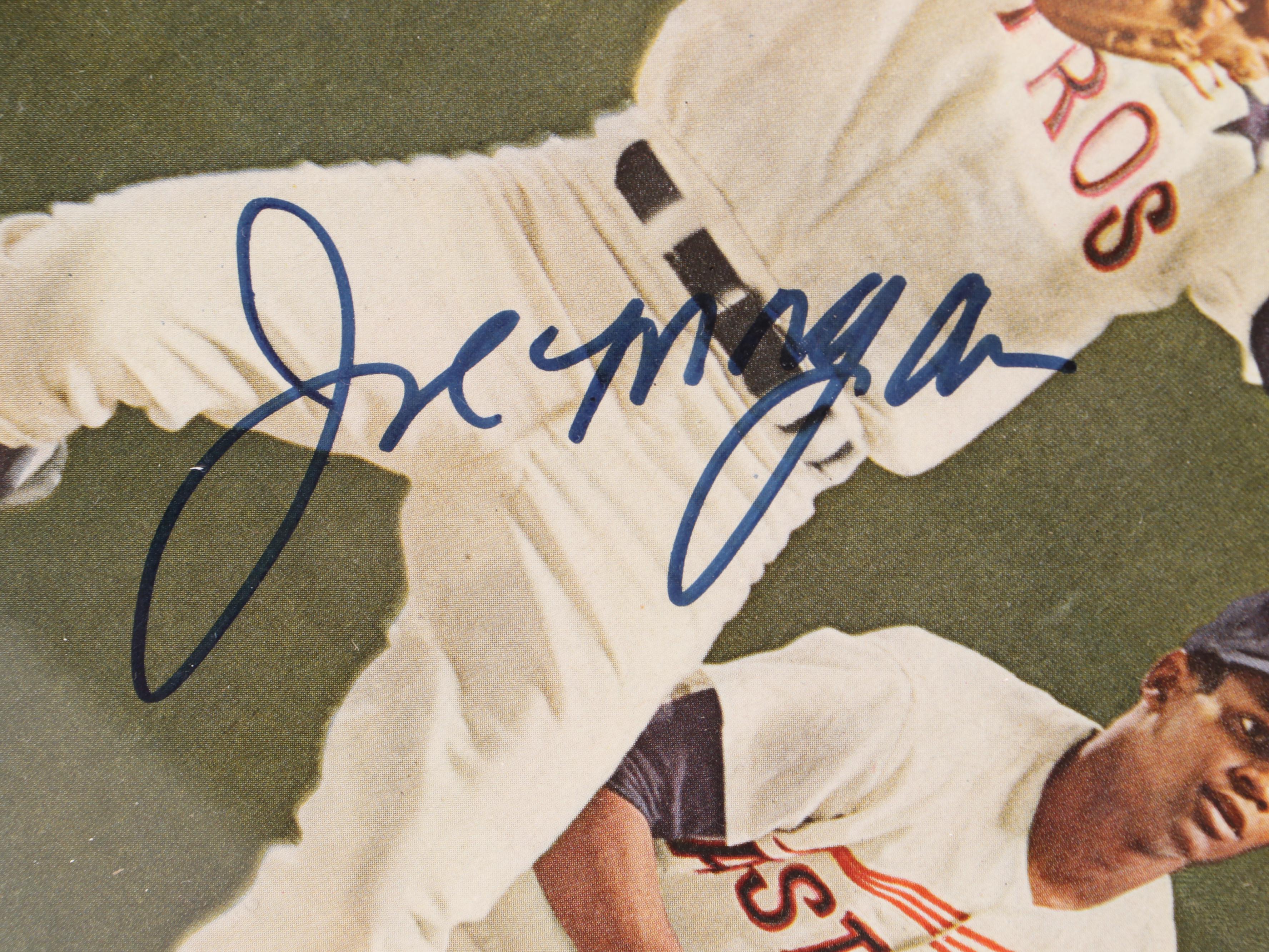 Joe Morgan Signed "Sports Illustrated" with 1965 Topps Rookie Card and ...