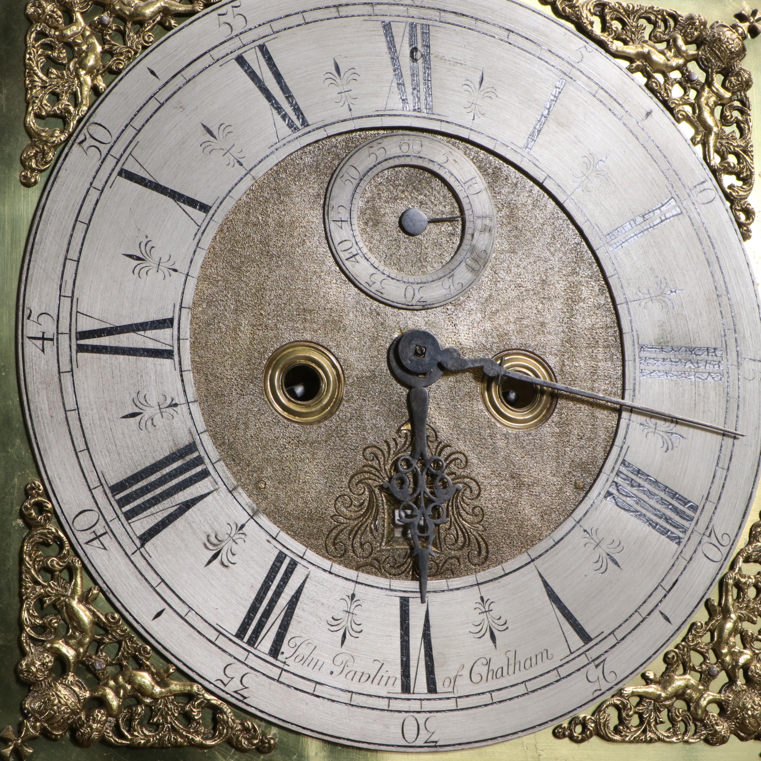 English Oak Longcase Clock with John Pavlin (Chatham) Movement, Circa ...
