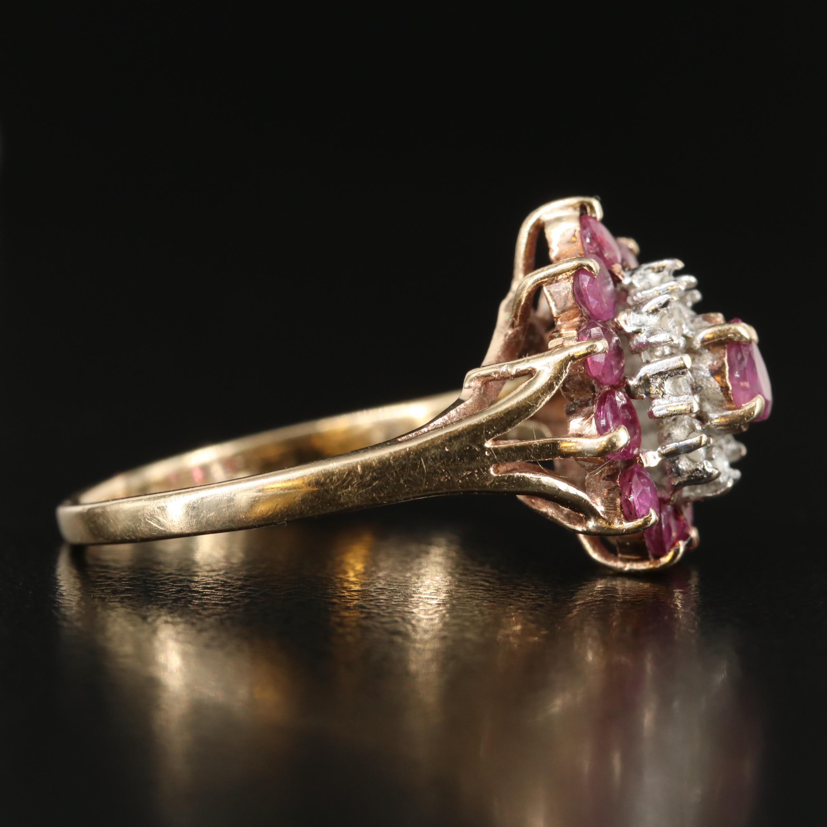 10K Ruby and Diamond Ring | EBTH