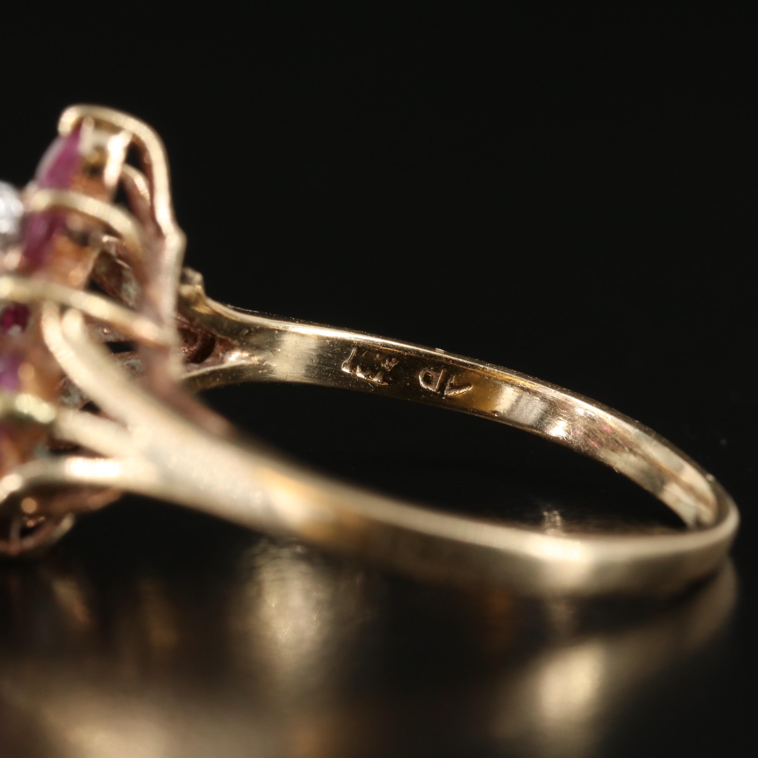 10K Ruby and Diamond Ring | EBTH