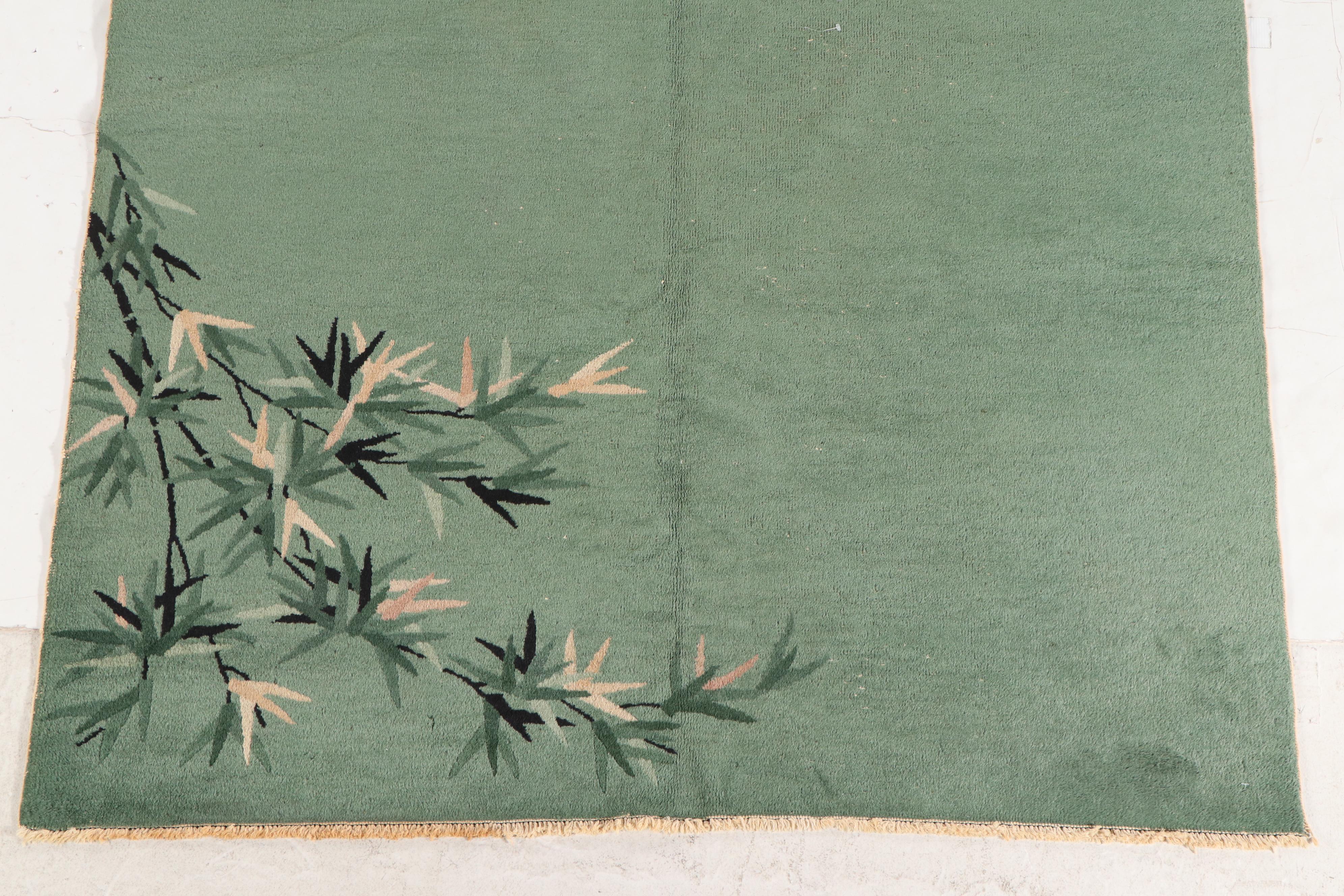 5'1 x 7'11 Hand-Knotted Chinese Nichols Art Deco Style Area Rug | EBTH