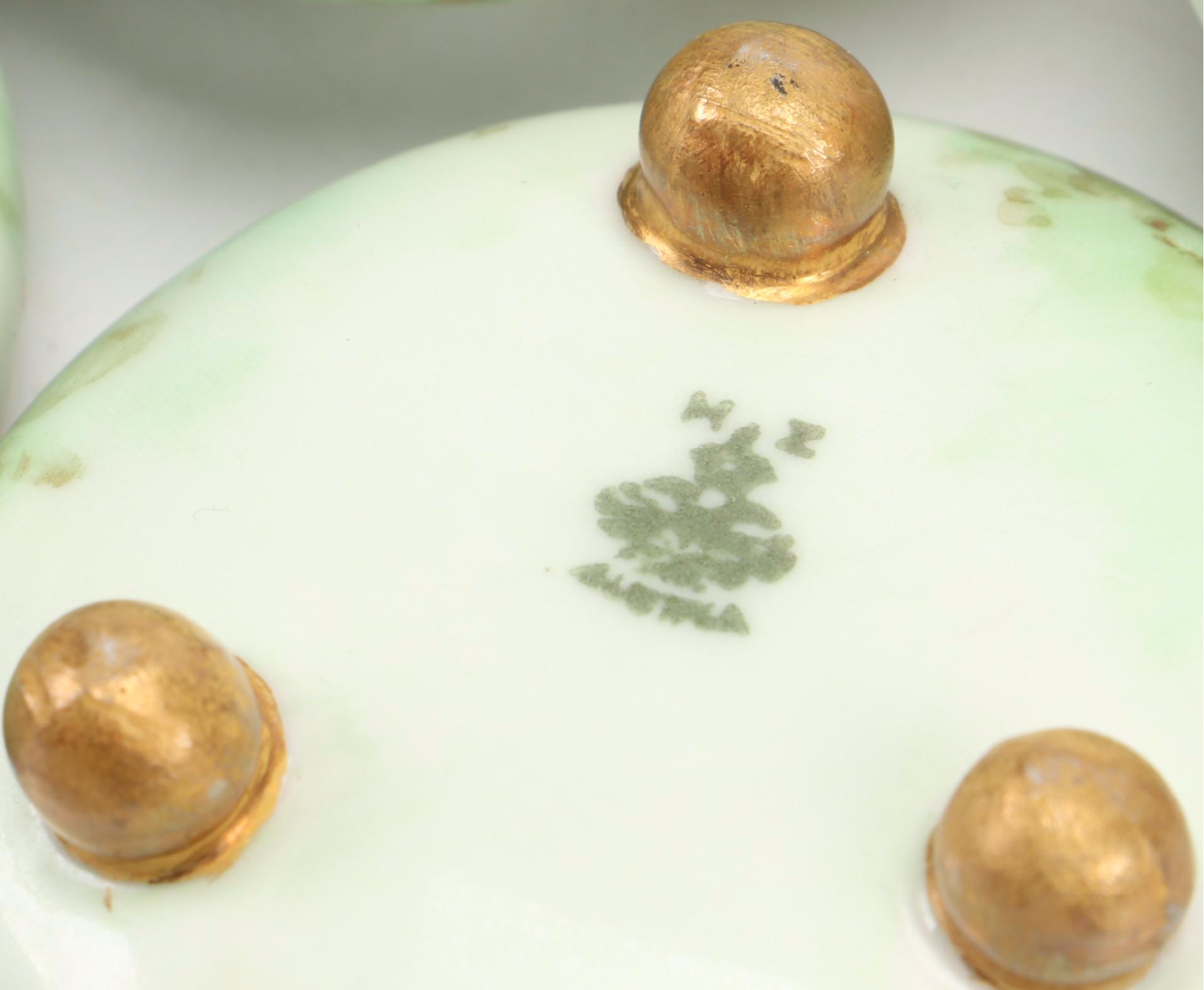 Moritz Zdekauer Hobbyist Hand-Painted Porcelain Open Salts | EBTH