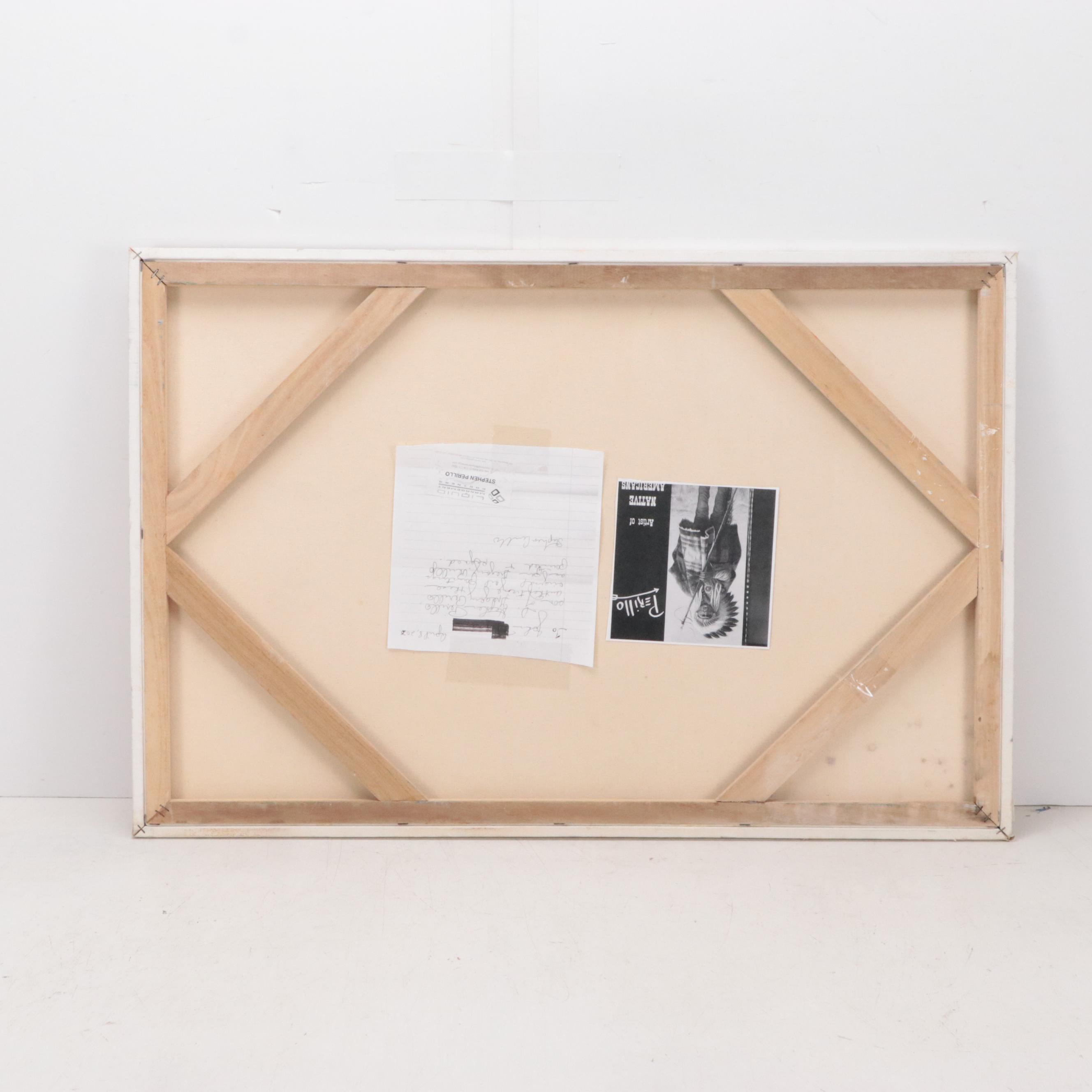 Gregory Perillo Western Oil Painting of a Bison, 21st Century | EBTH